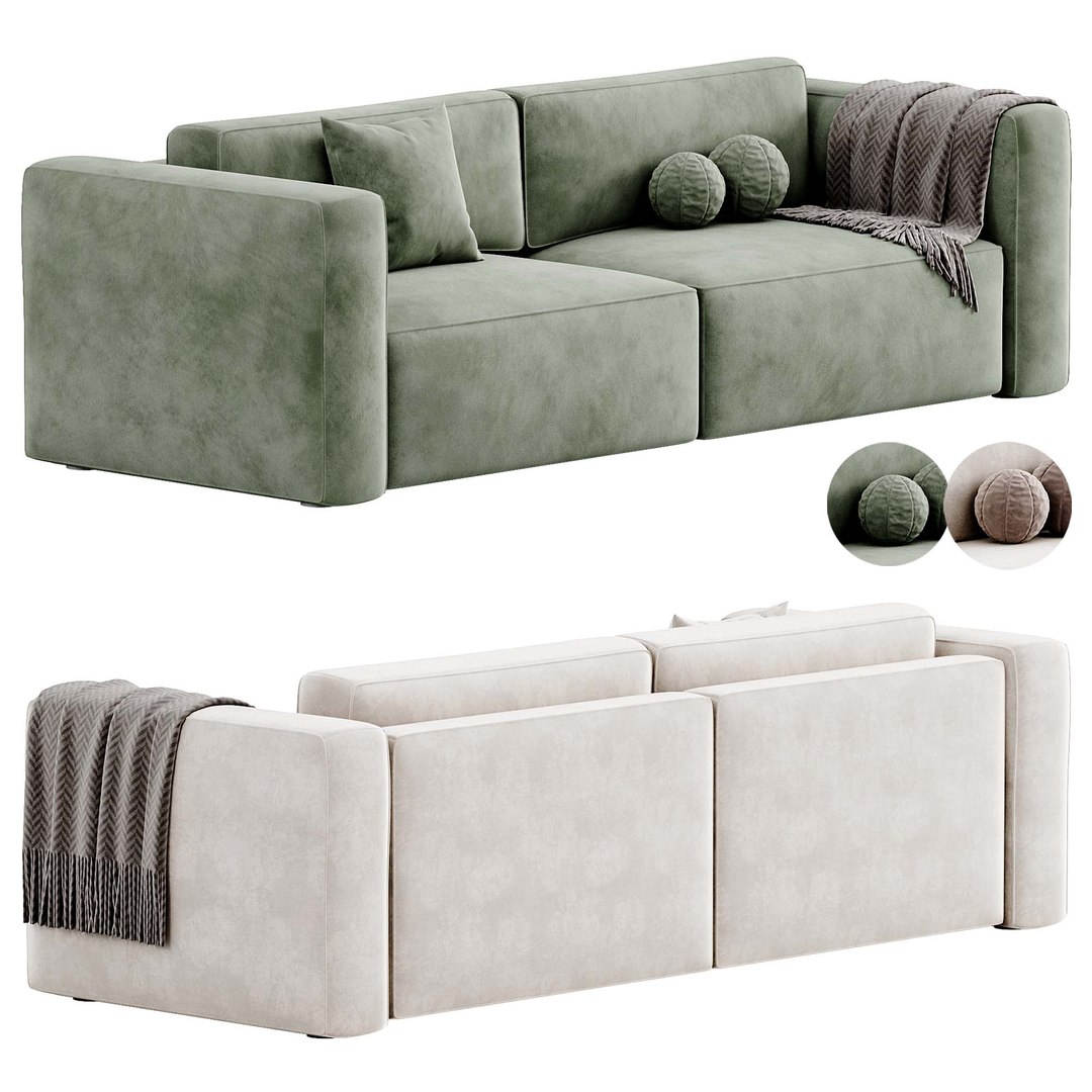 Henry Sofa By Kare Design Model - TurboSquid 2244702