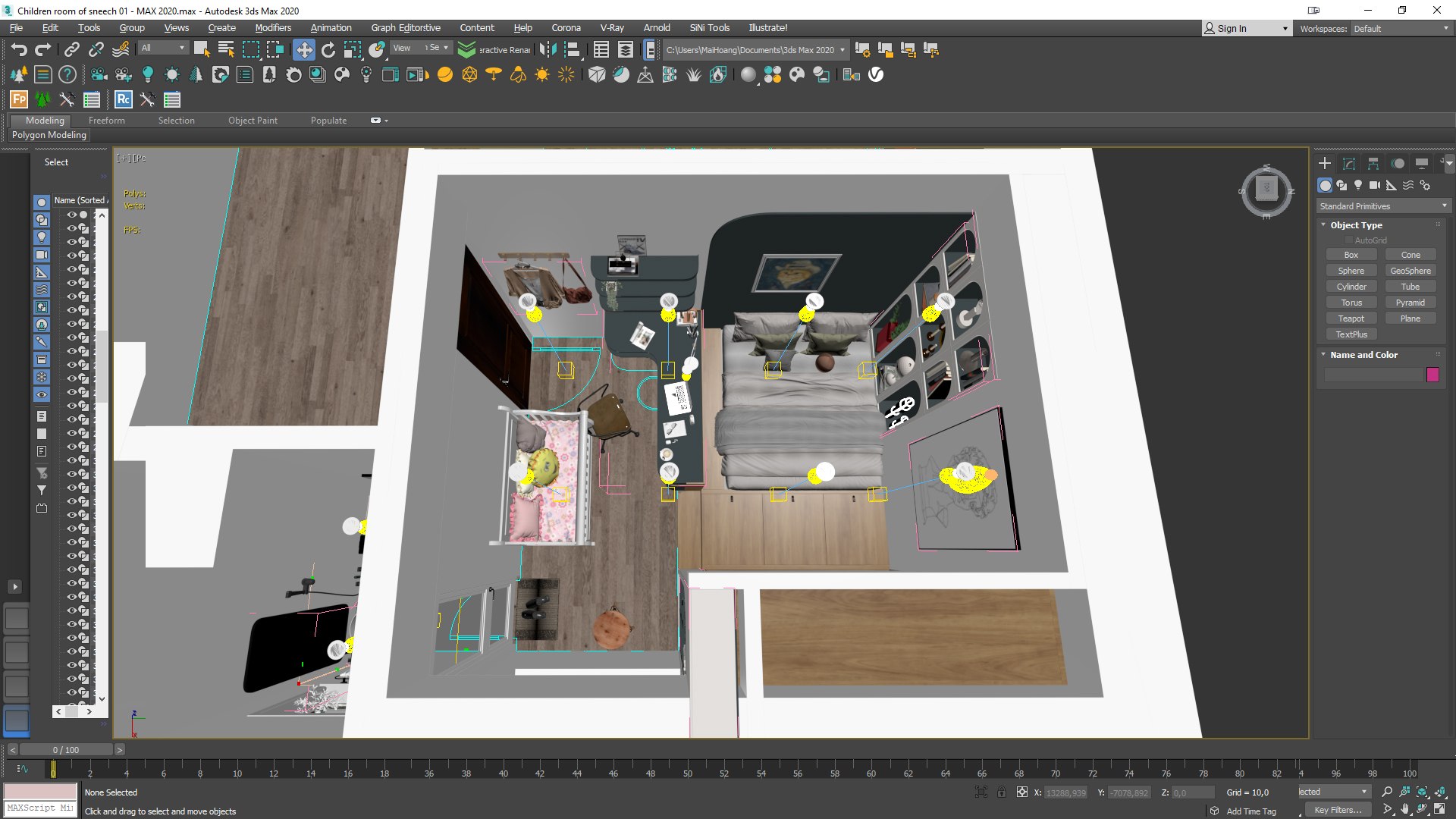 Children Room Of Sneech 01 - MAX FBX OBJ SKP Simlab Collada 3D ...