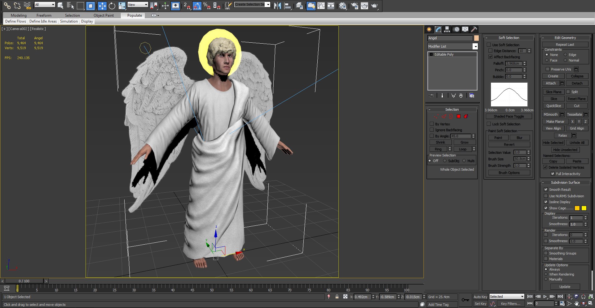 3D christian angel - TurboSquid 1295979