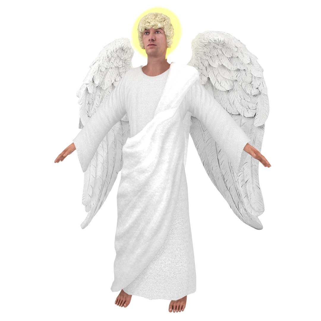 3D christian angel - TurboSquid 1295979