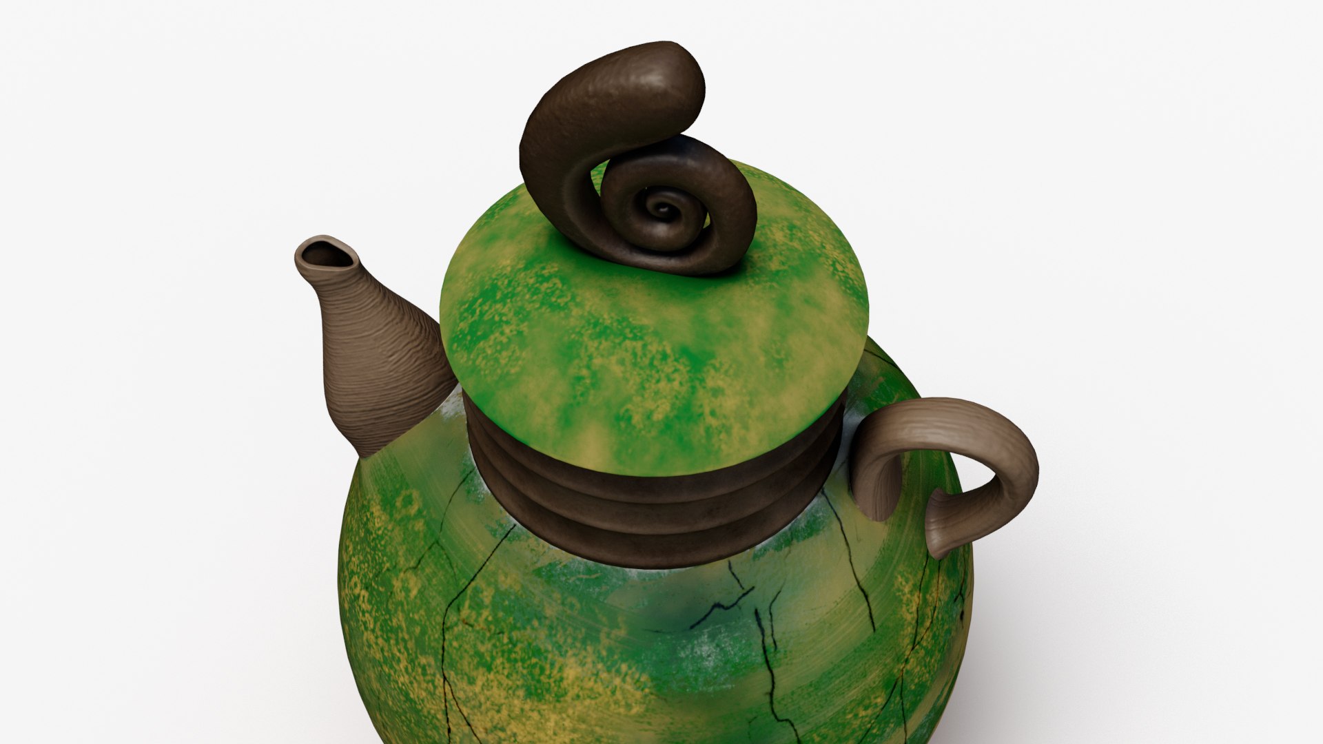3D Raku Teapot Model - TurboSquid 1601470