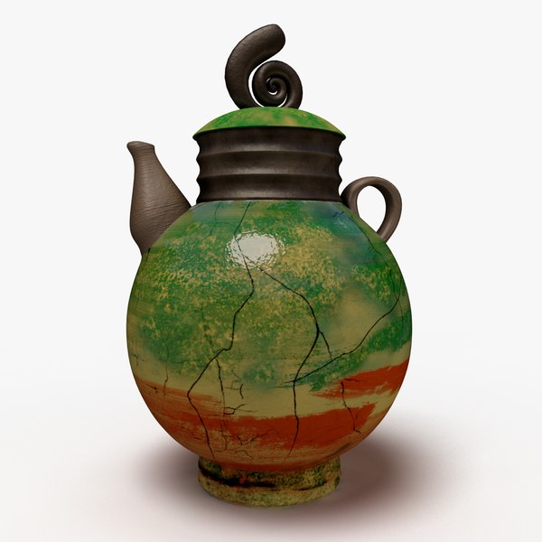 3D raku teapot model - TurboSquid 1601470