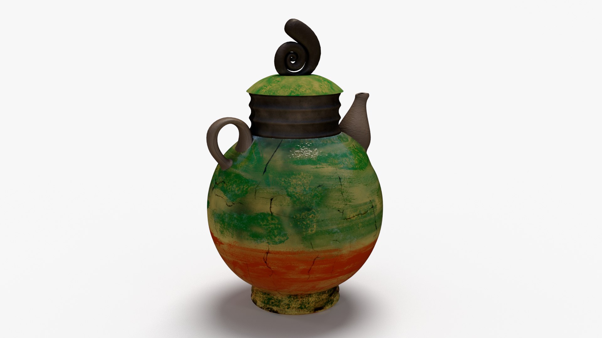 3D Raku Teapot Model - TurboSquid 1601470
