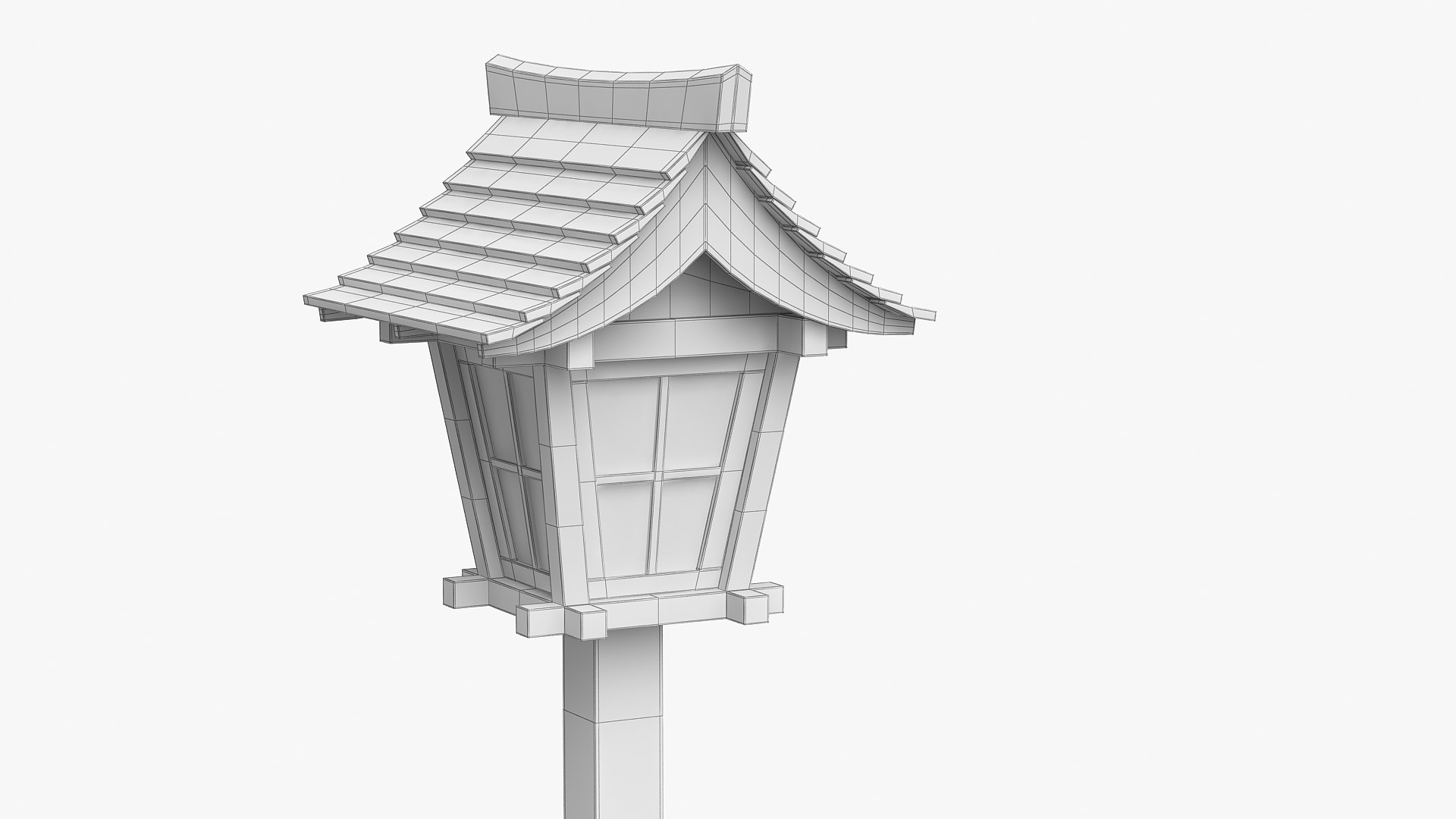 3D Model Garden Lantern V1 - TurboSquid 2383985