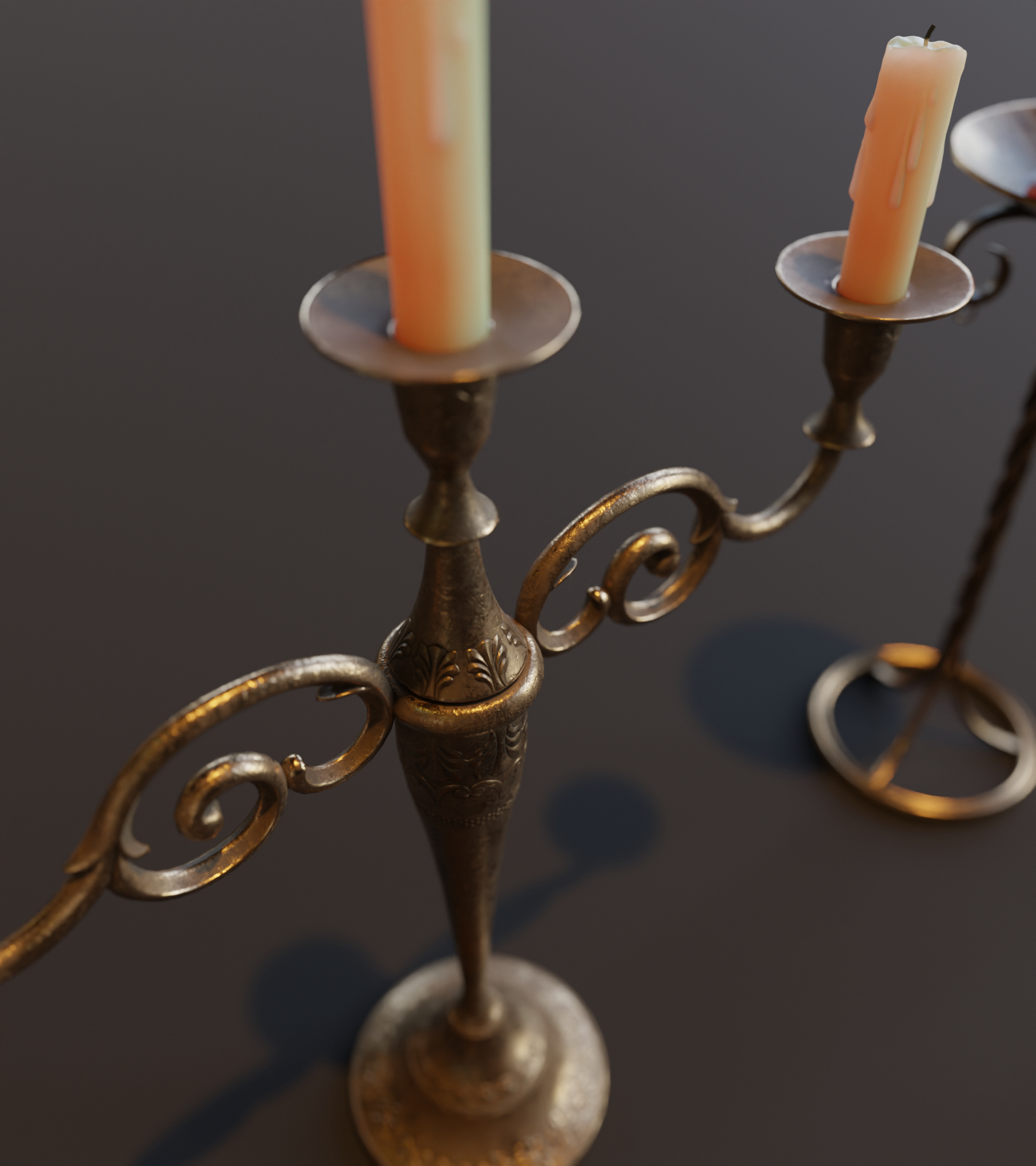 3D CANDLESTICK COLLECTION model - TurboSquid 1868385