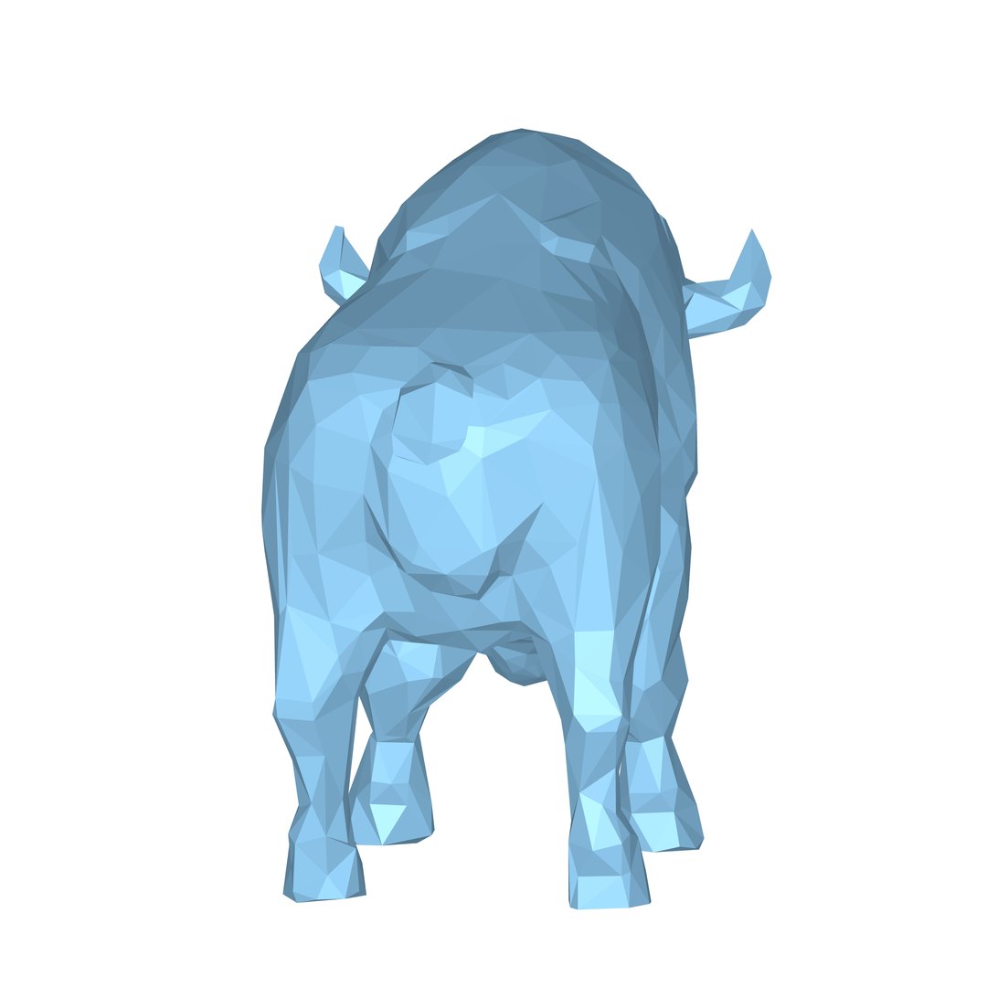 Bison Low Poly 3D Model - TurboSquid 2217170