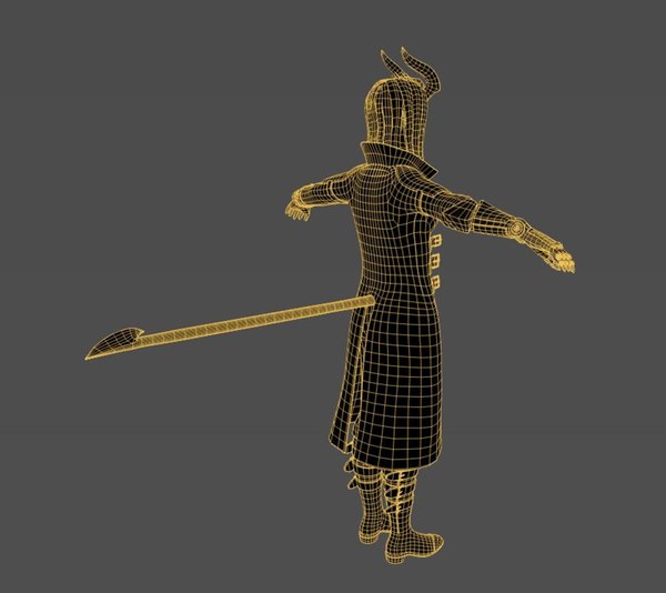 Tristessa low-poly character 3D model - TurboSquid 1834019
