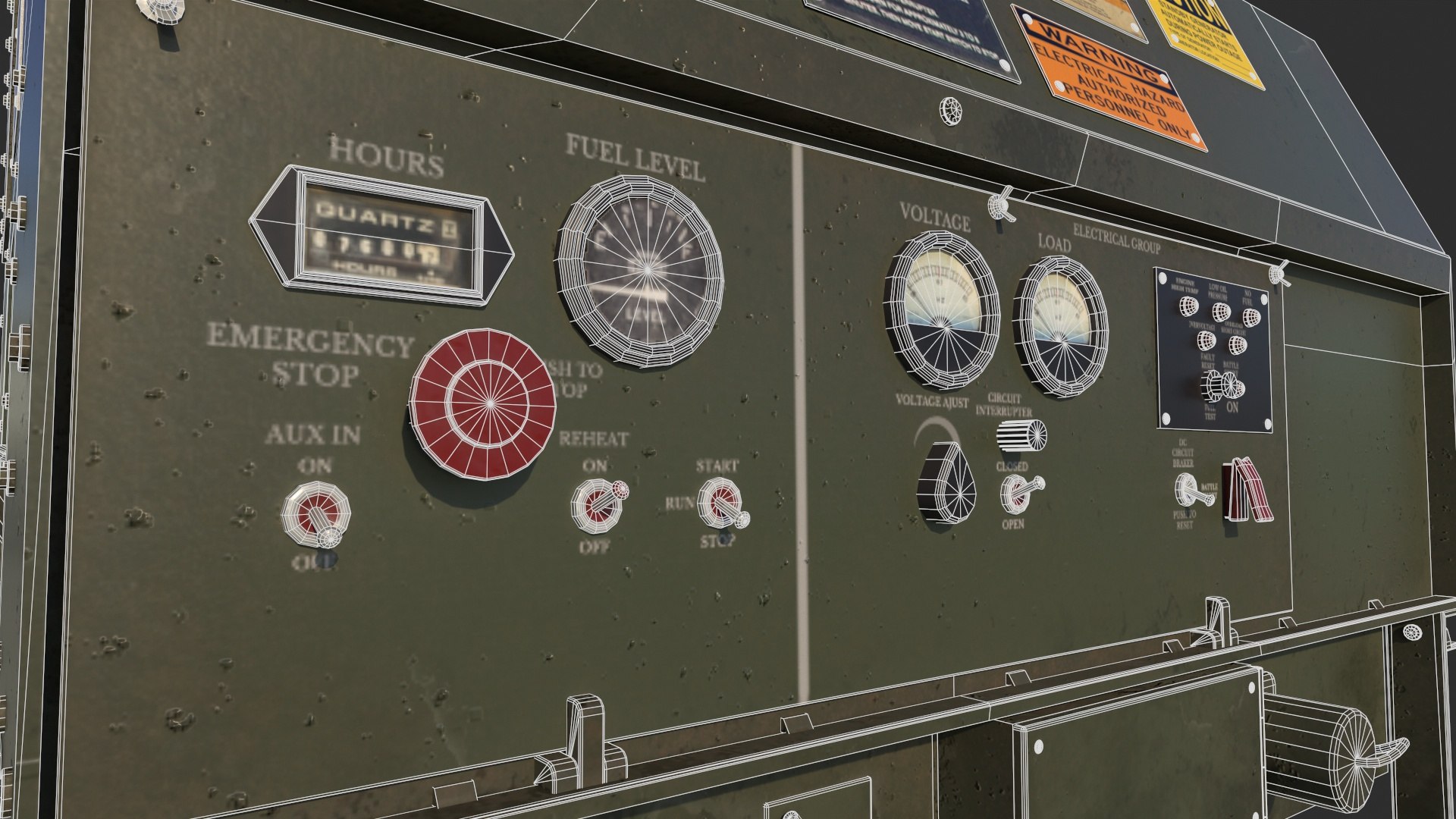 3D Military Generator 01 - TurboSquid 2094055