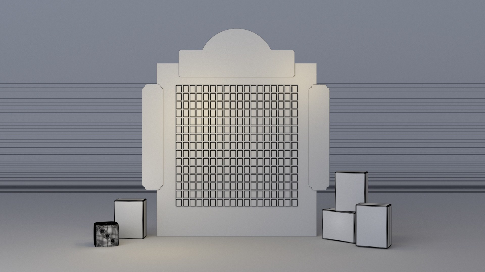 Mahjong Wall Interactive Photo Installation 3D Model - TurboSquid 2381084