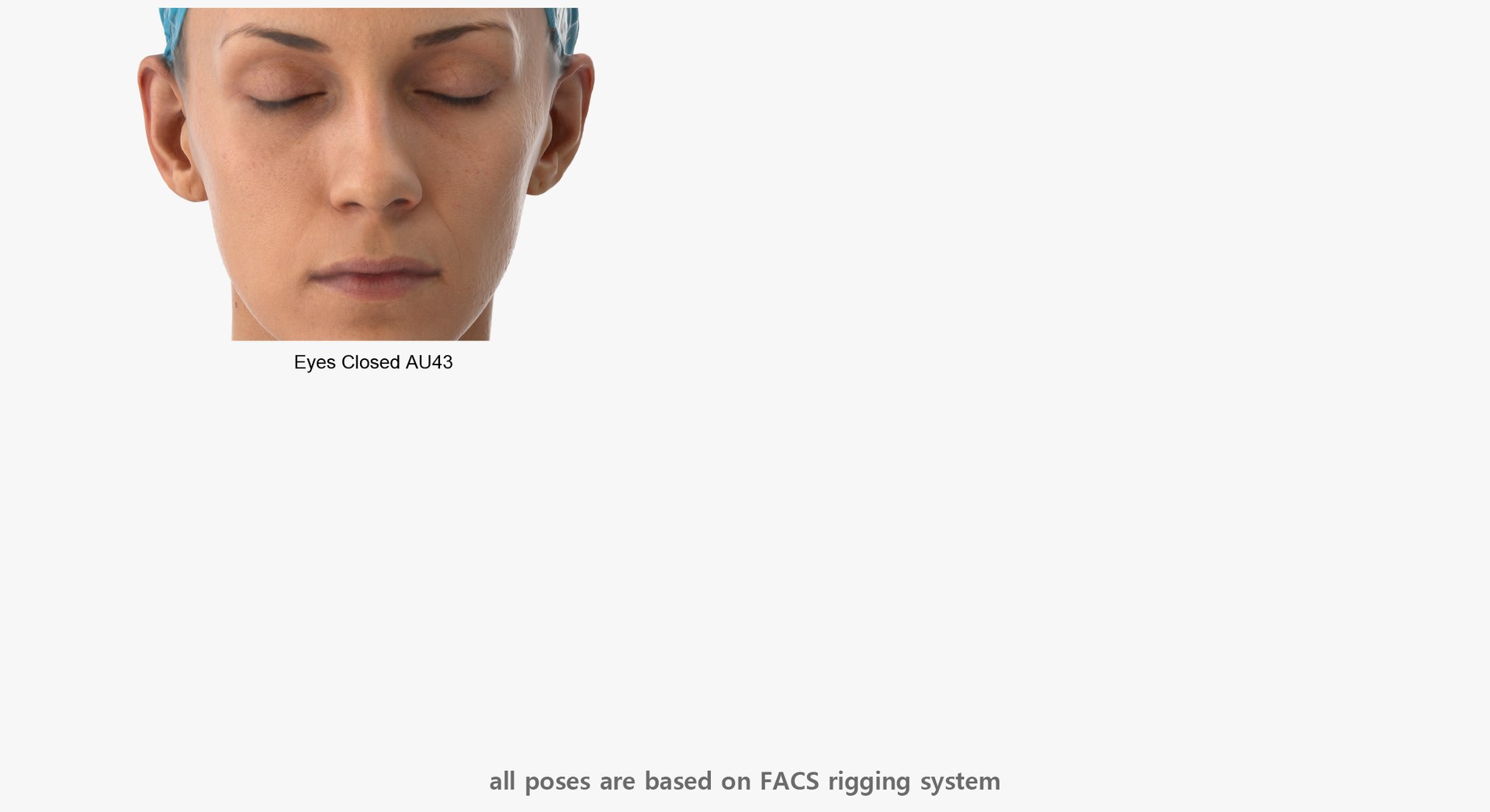 Athena Clean Scans Full Expression Set - 57 poses Collection 3D model ...