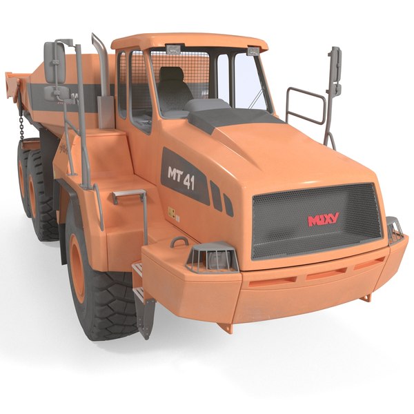3d articulated truck doosan moxy