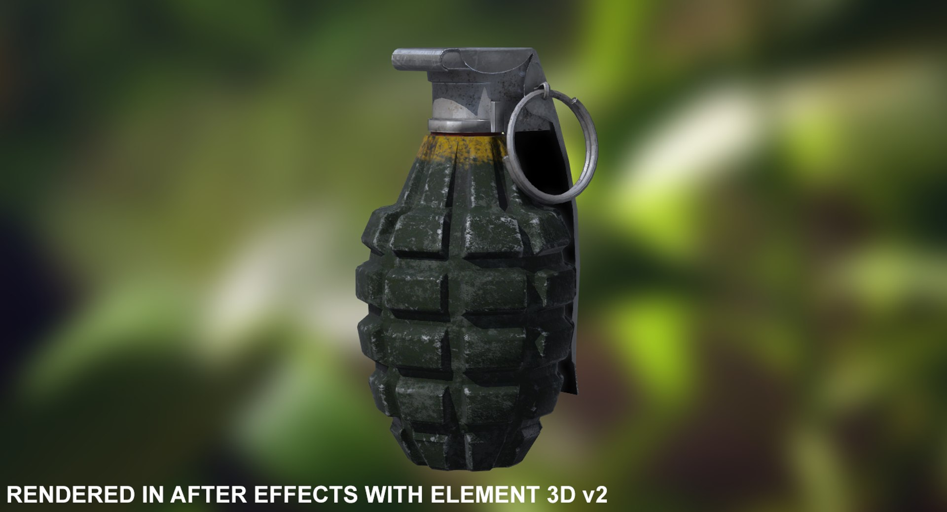 Mk Ii Hand Grenade 3d Obj