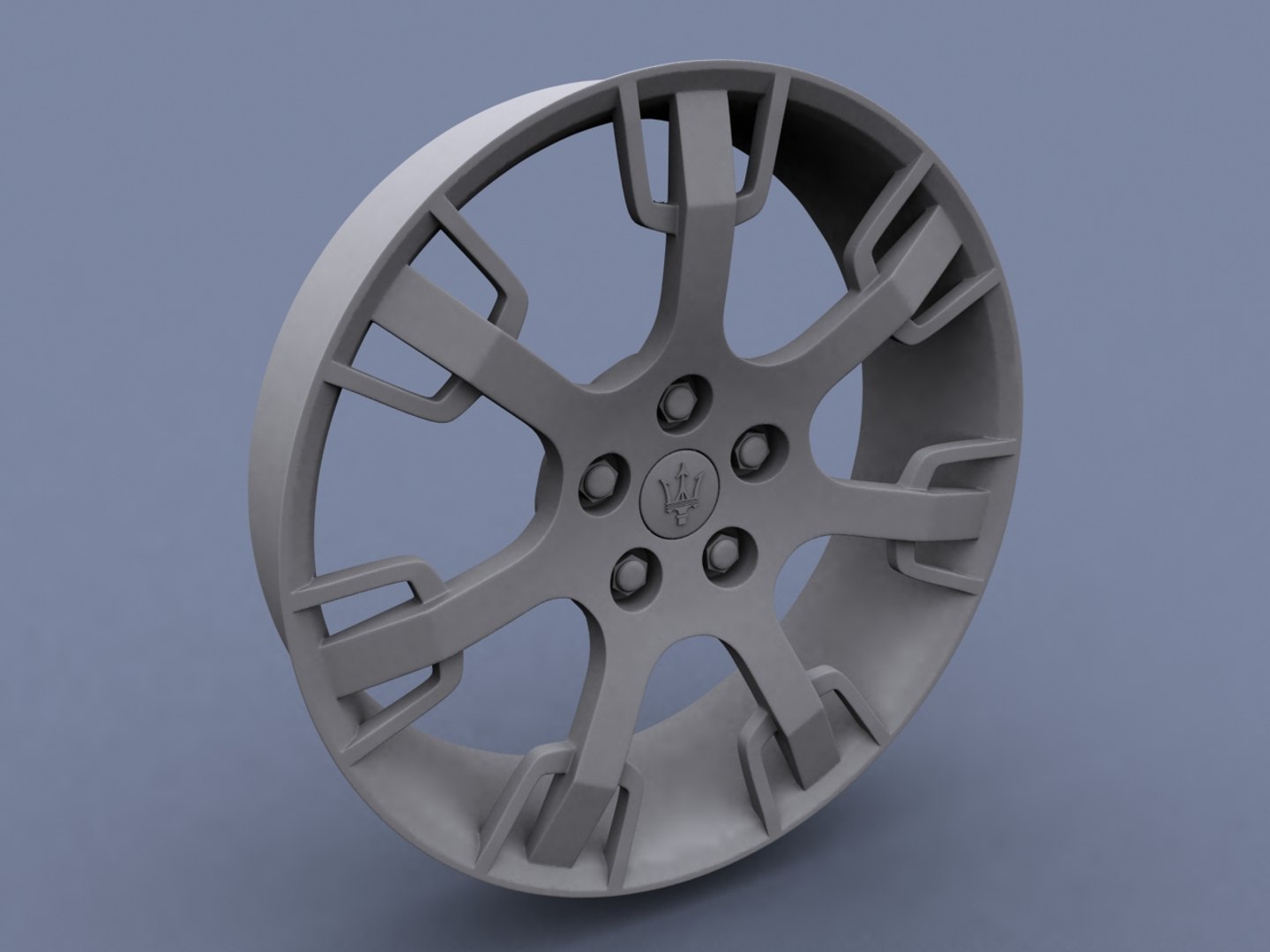 3ds Max Car Wheel Maserati Granturismo
