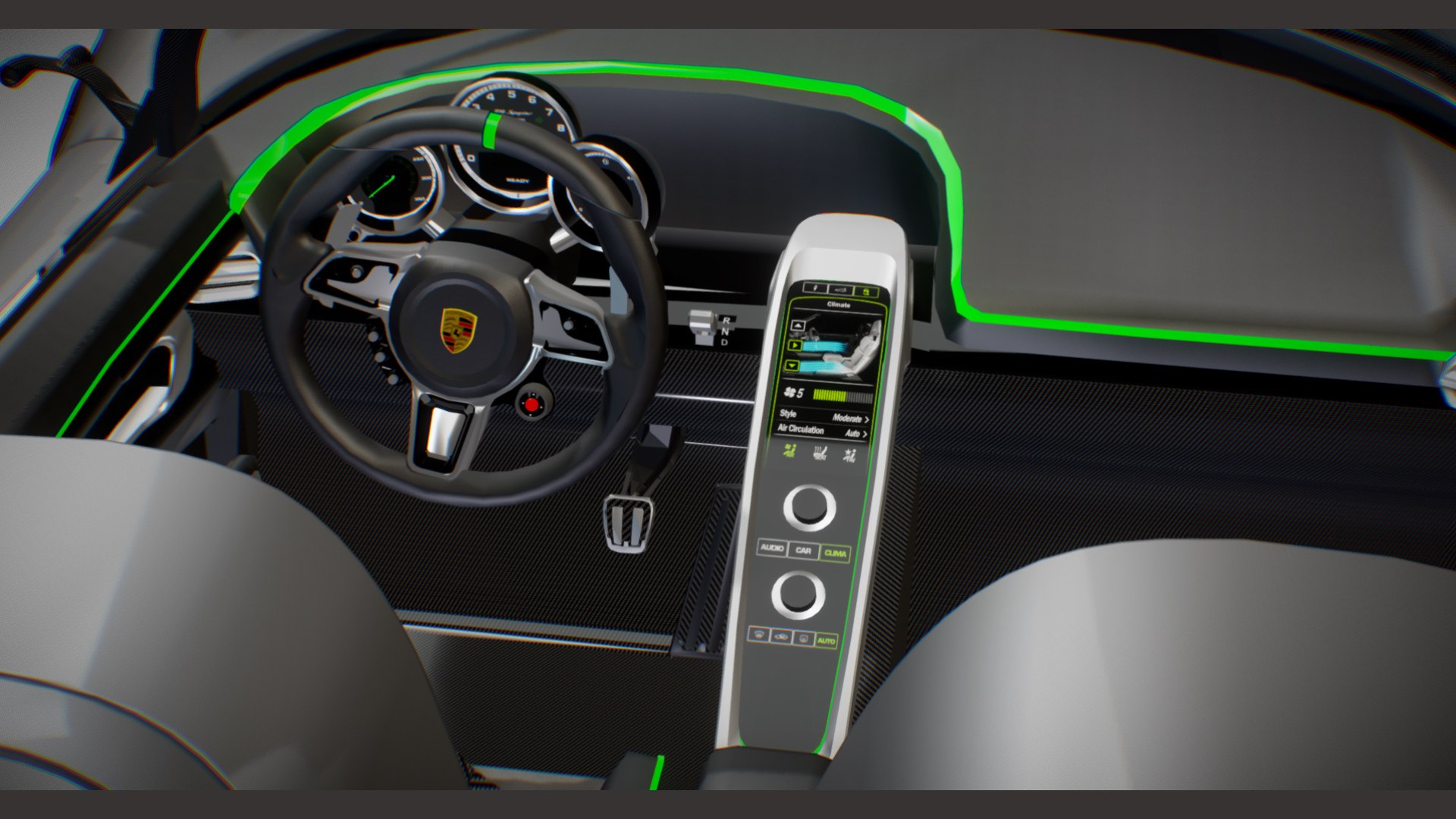 Porsche-918-spyder-interior Model - TurboSquid 1779071