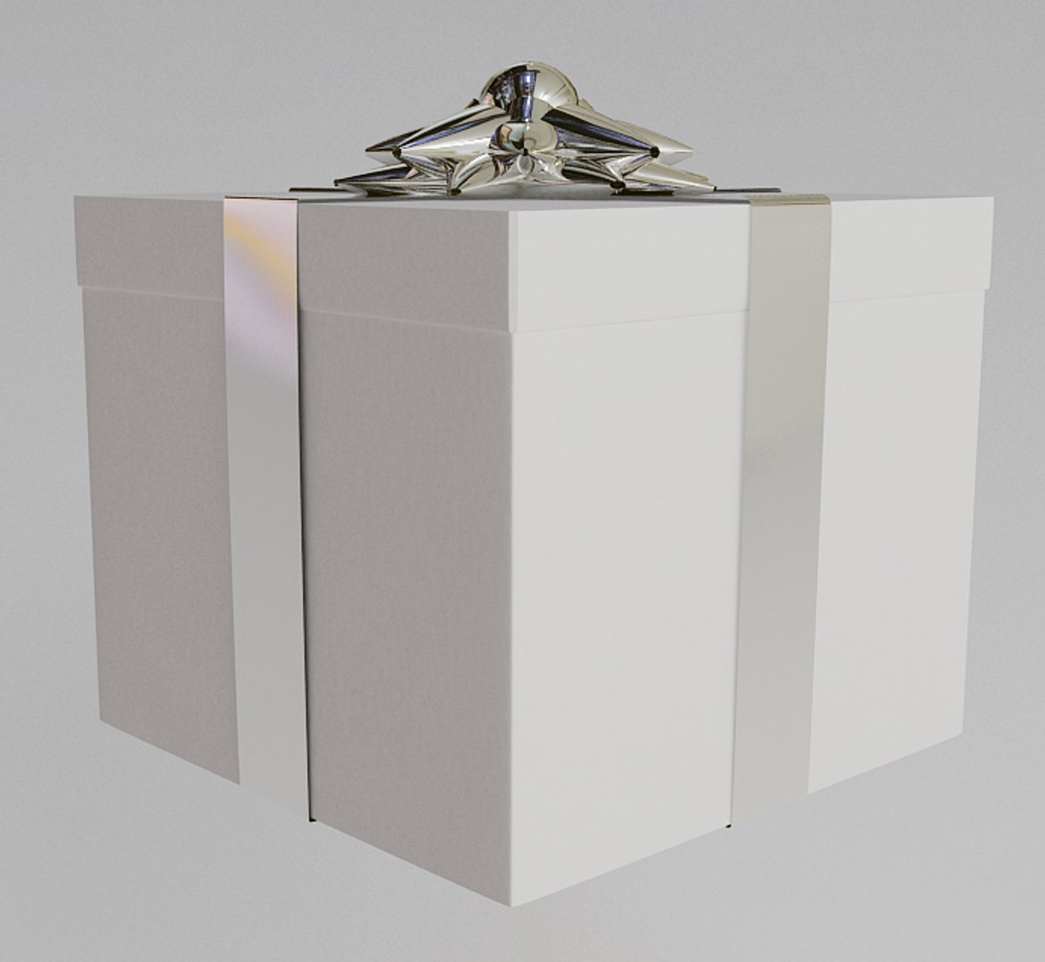 Gift Cadeau 3d Model