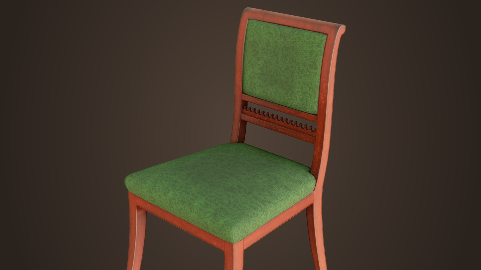 3D Old Vintage Chair Model - TurboSquid 2053428