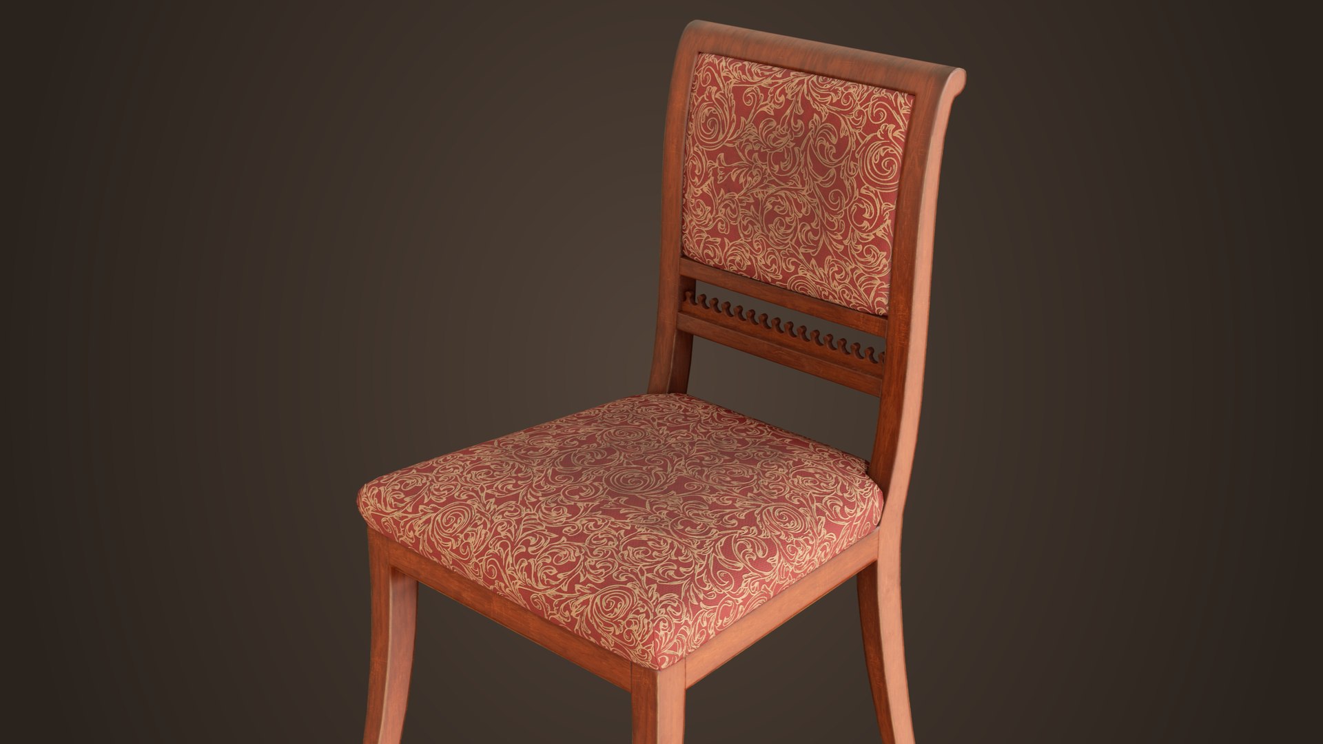 3D Old Vintage Chair Model - TurboSquid 2053428