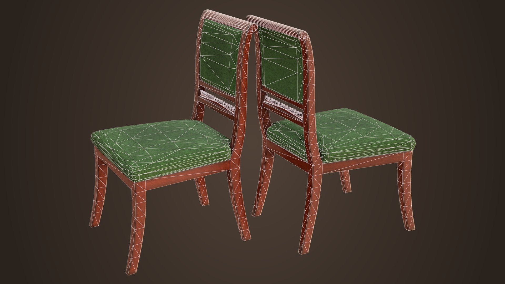 3D Old Vintage Chair Model - TurboSquid 2053428