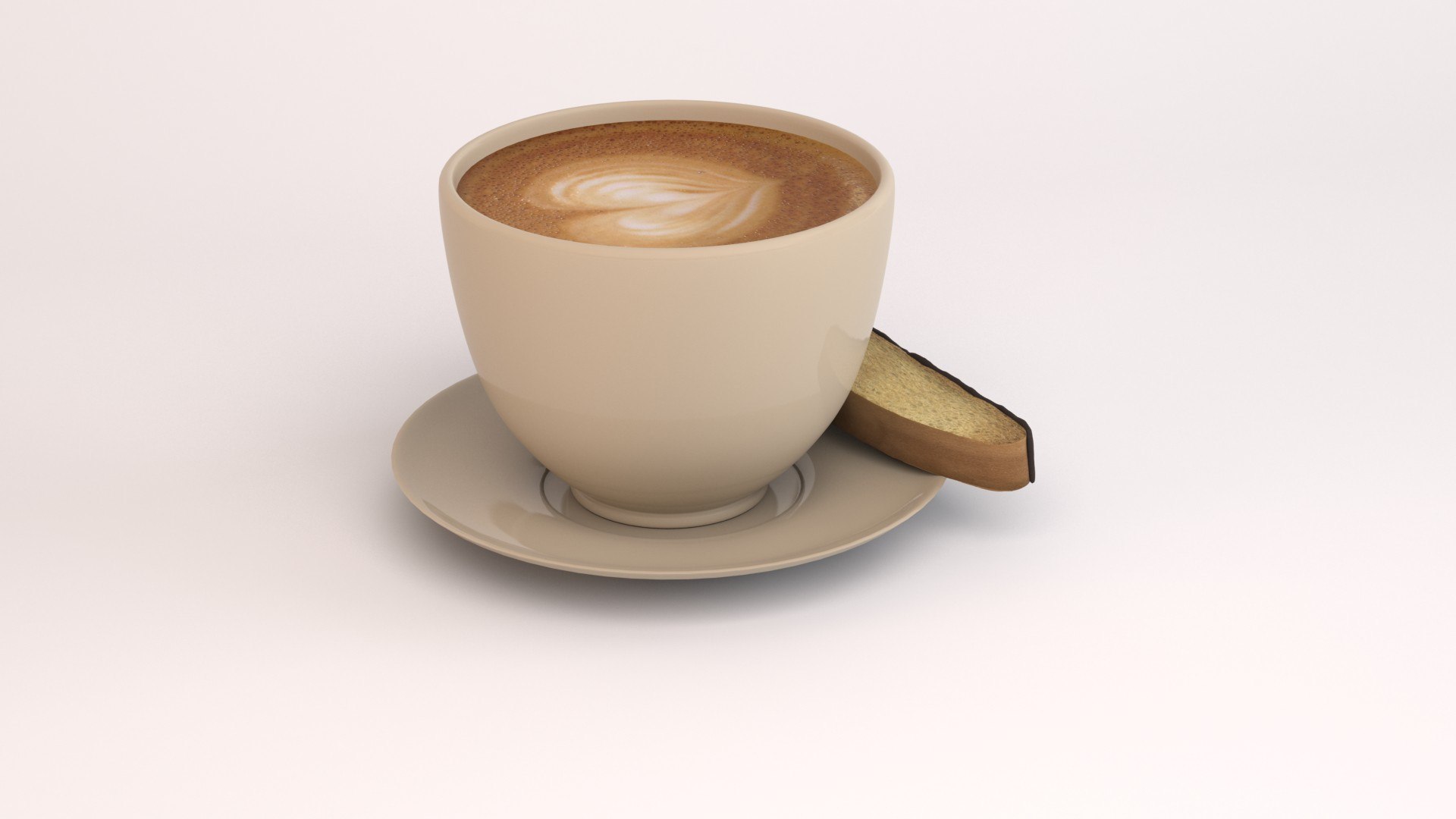 Coffee Latte Art 3D Model - TurboSquid 1509940