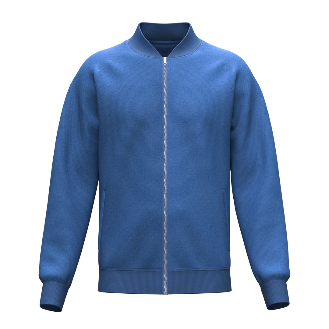 Raglan Sleeve Premium Knit Jacket Design 3D model - TurboSquid 1971285