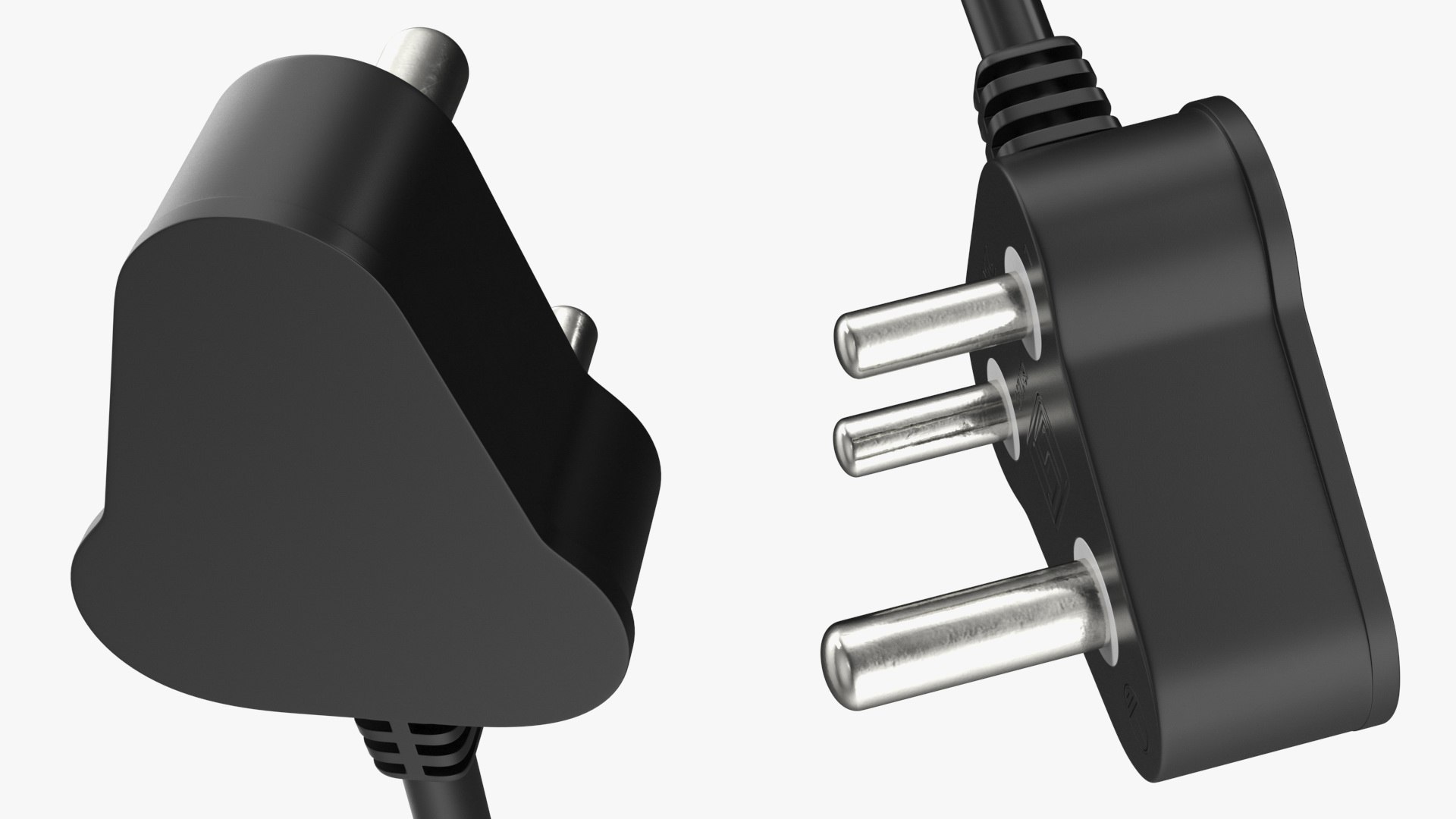 3D Type D Electric Plug Grounded Rigged - TurboSquid 2041024