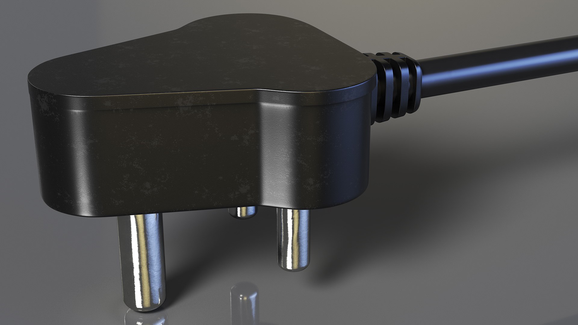 3D Type D Electric Plug Grounded Rigged - TurboSquid 2041024