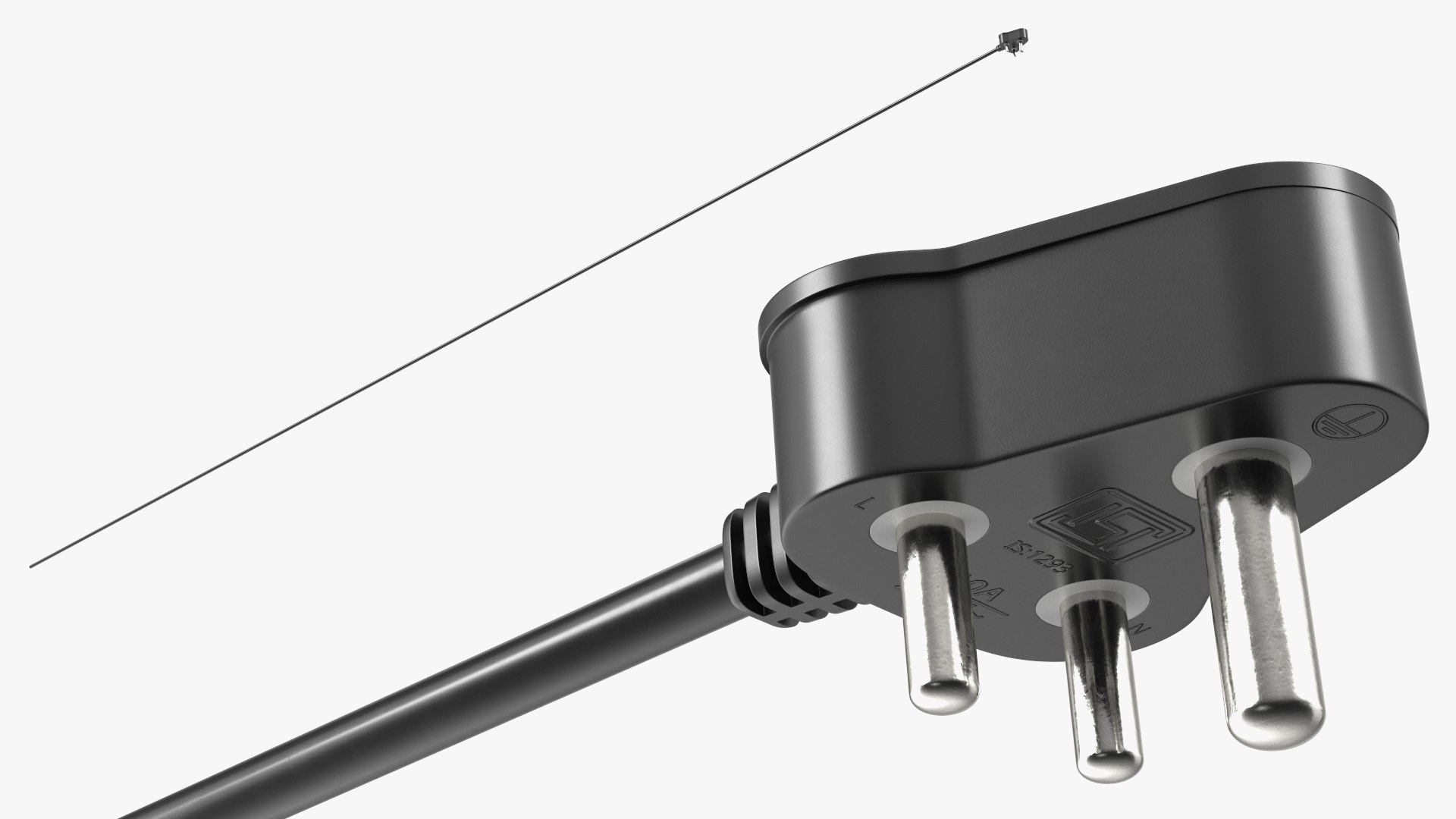 3D Type D Electric Plug Grounded Rigged - TurboSquid 2041024