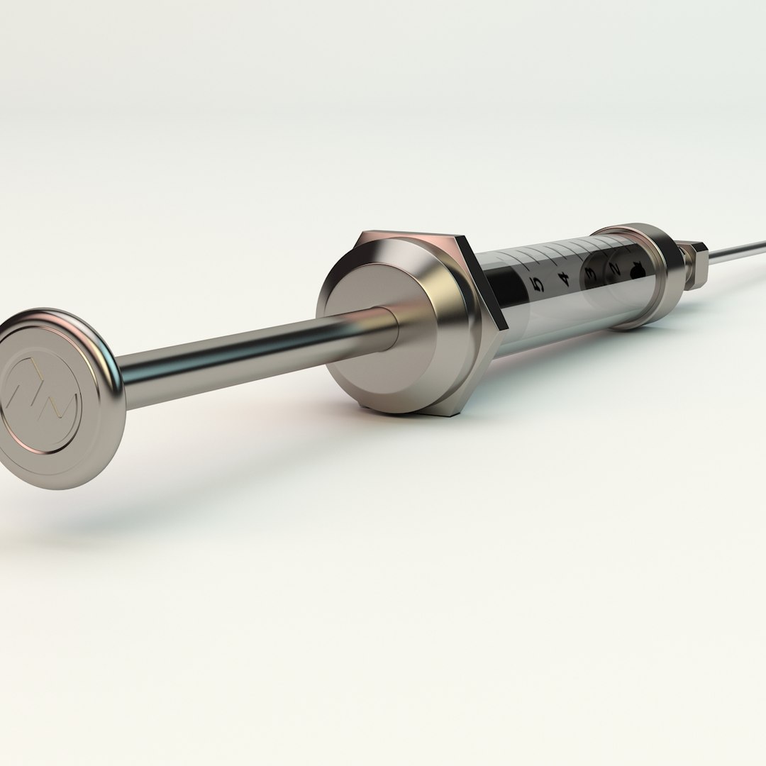3d Syringe Model