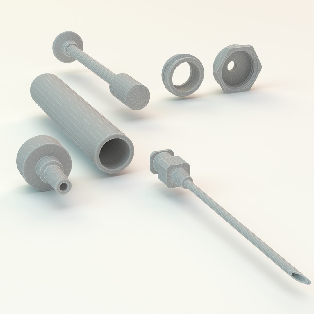 3d Syringe Model