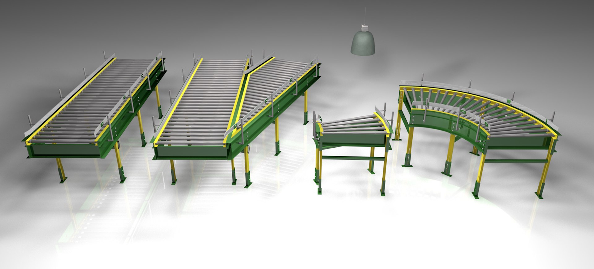 3d conveyor set model