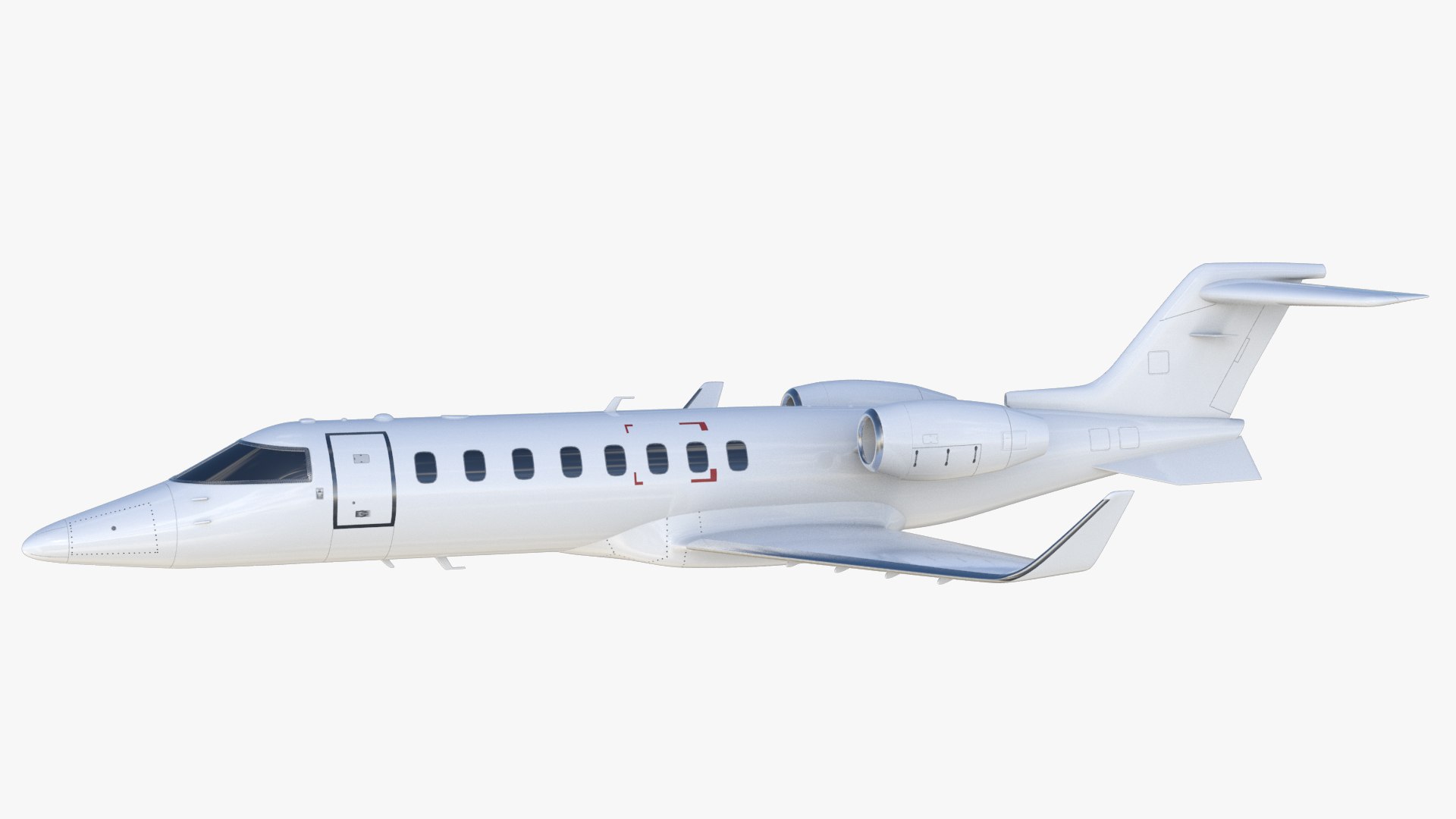 Learjet 45 Private Jet 3D Model - TurboSquid 1573568