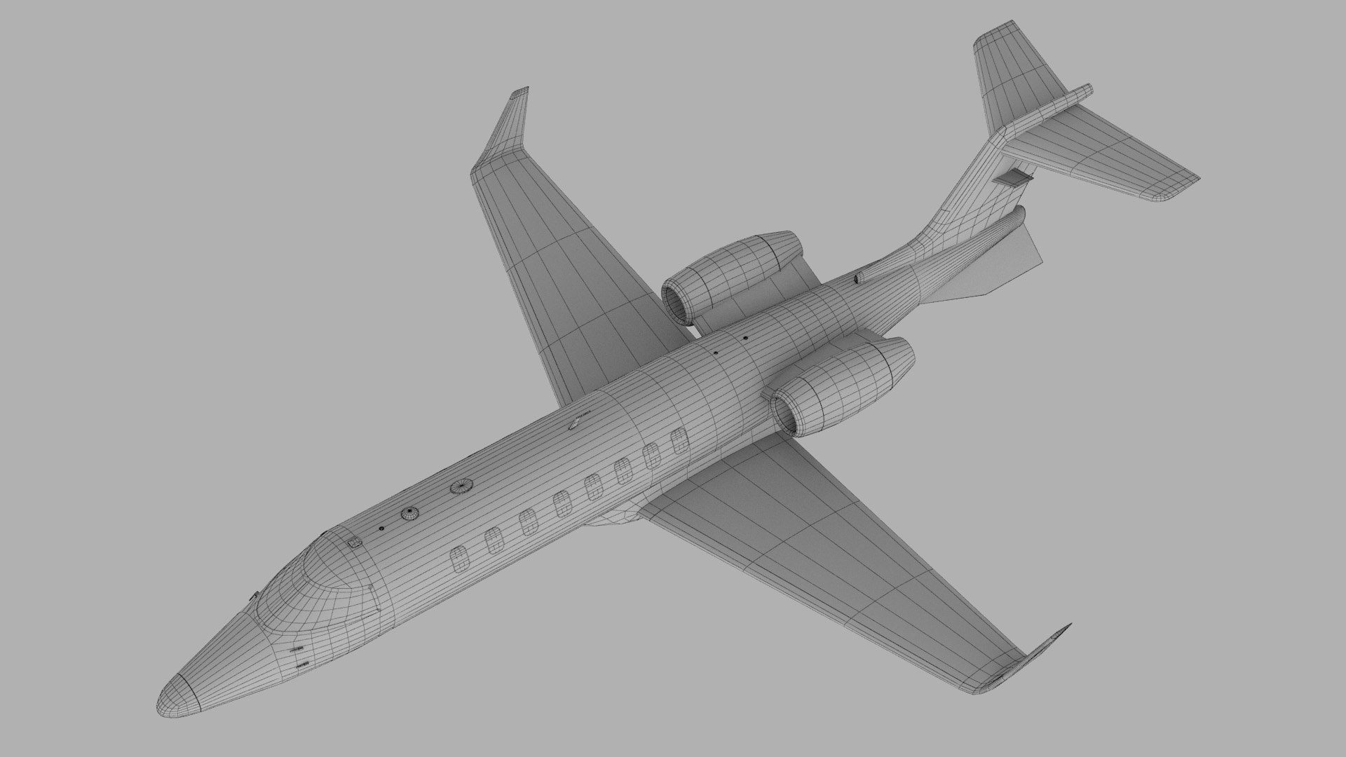 Learjet 45 Private Jet 3D Model - TurboSquid 1573568