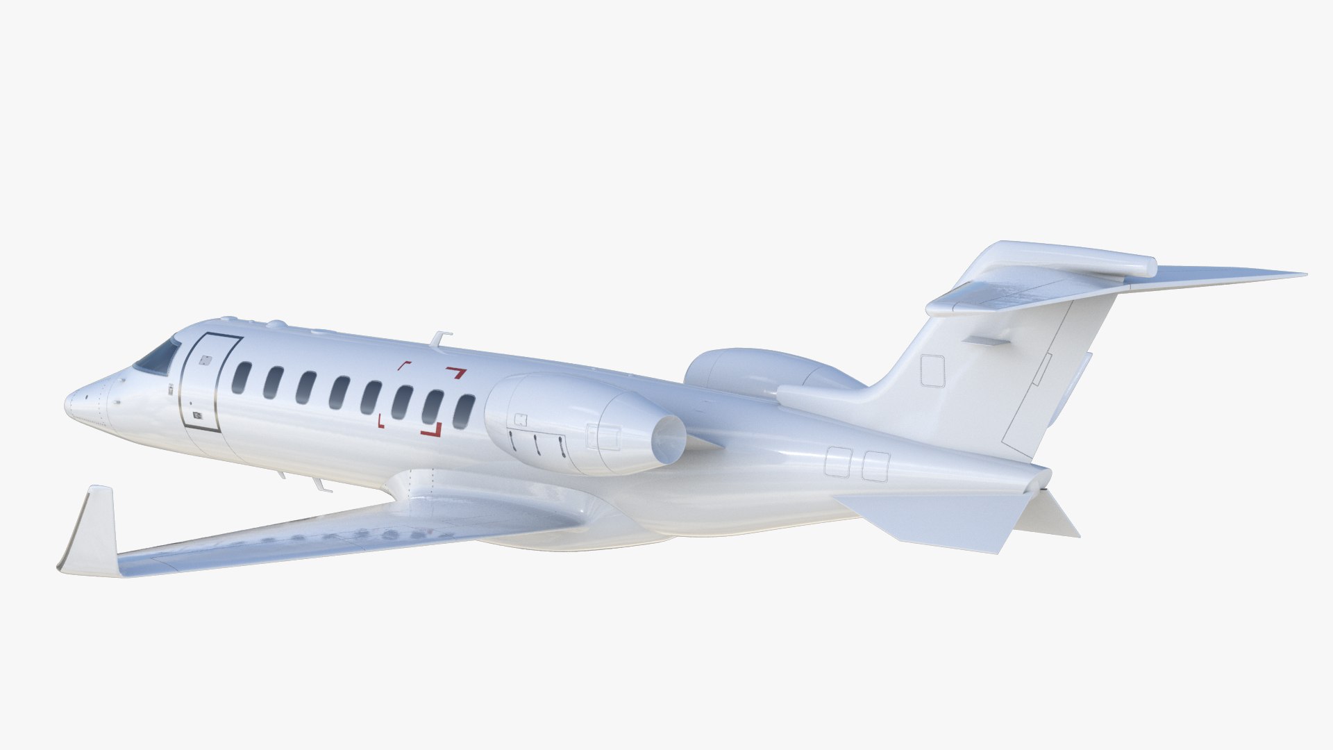 Learjet 45 Private Jet 3D Model - TurboSquid 1573568