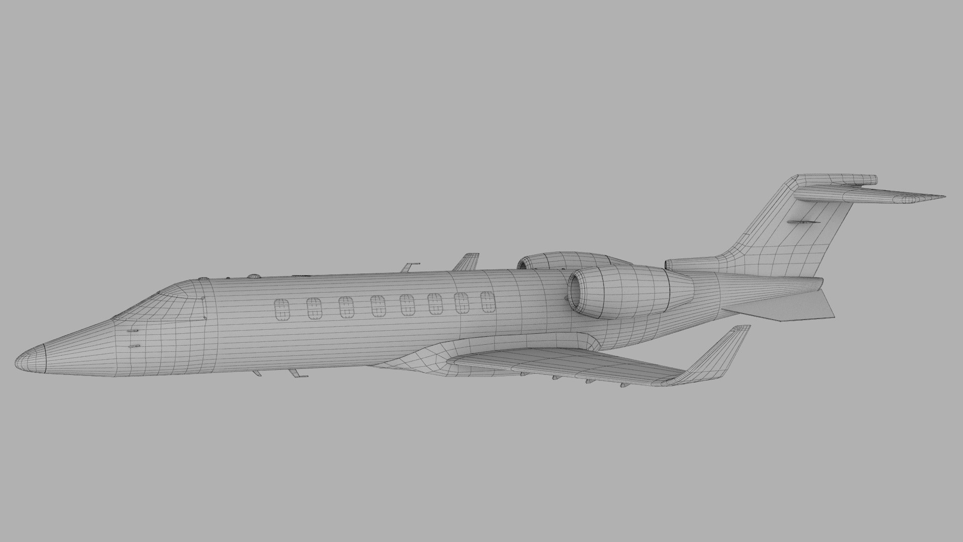 Learjet 45 Private Jet 3D Model - TurboSquid 1573568
