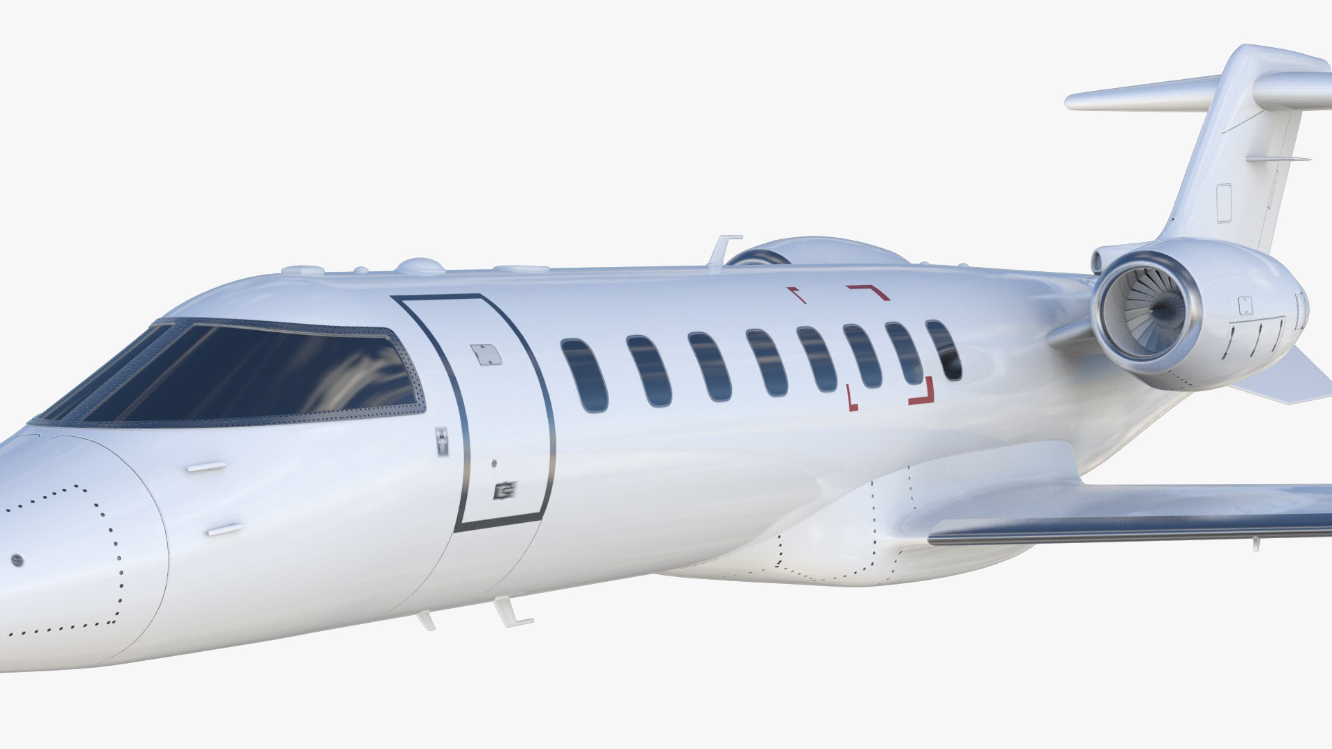 Learjet 45 Private Jet 3D Model - TurboSquid 1573568