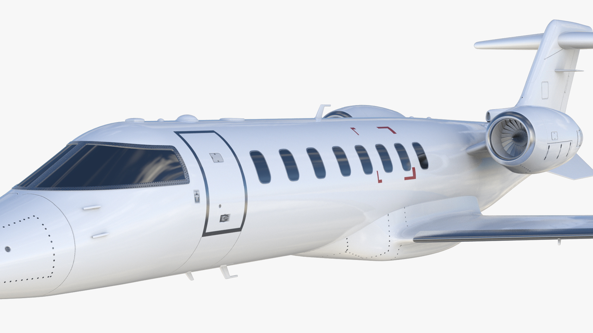 Learjet 45 private jet 3D model - TurboSquid 1573568