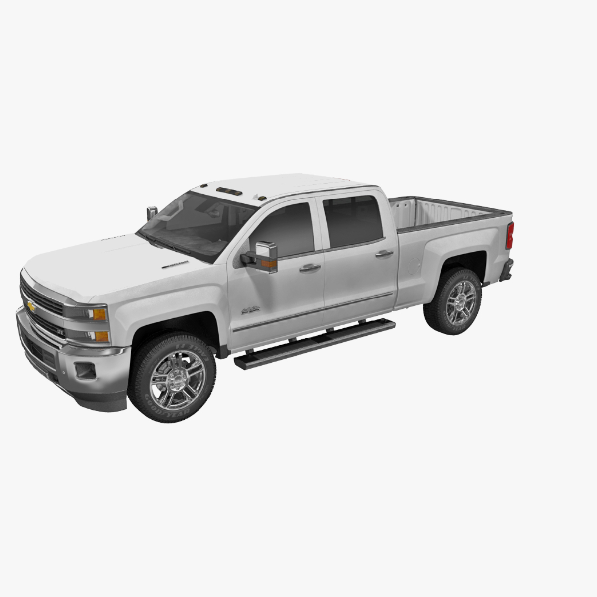 3d model of chevrolet silverado 3500hd 2015
