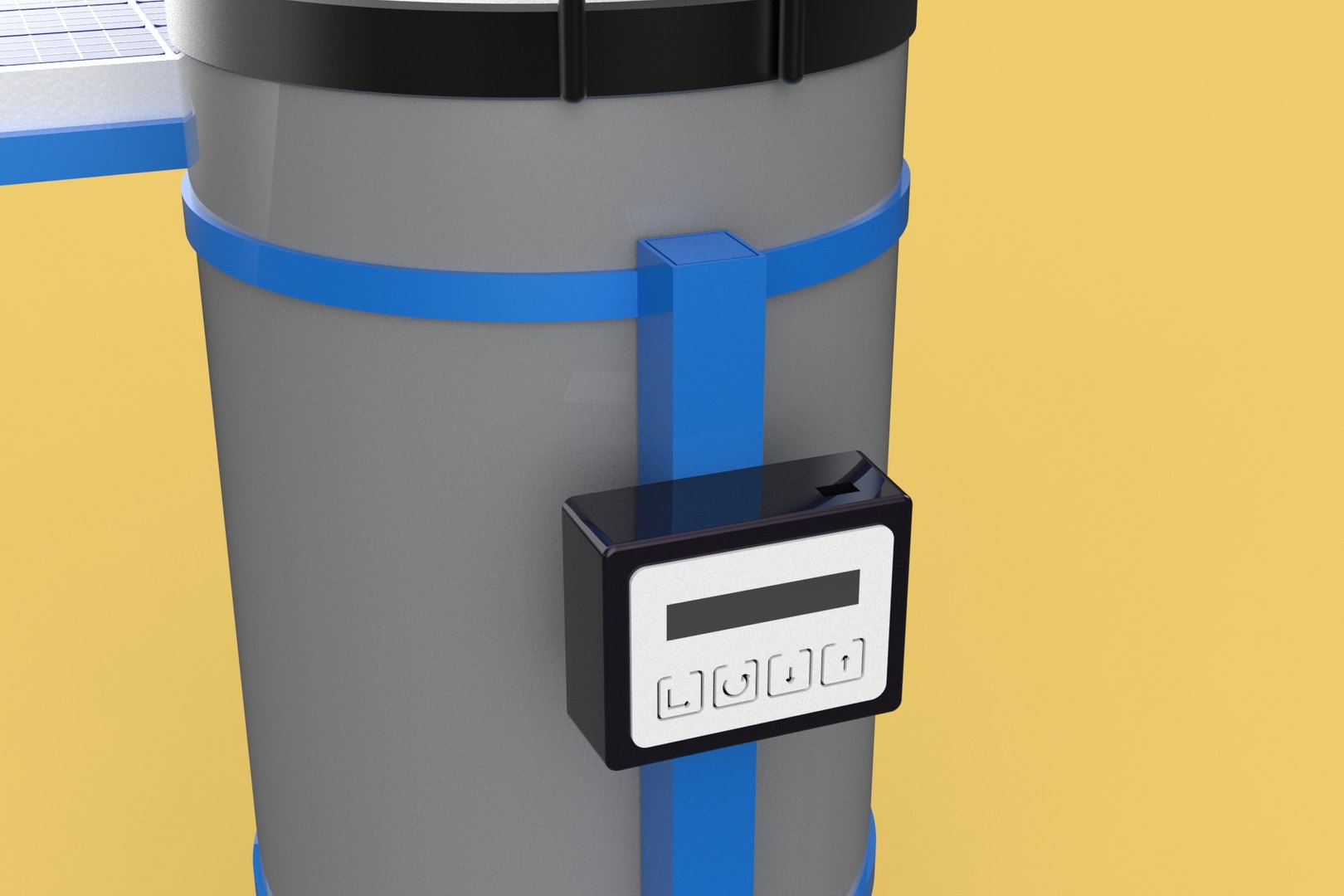 SOLAR CELL POWERED DIRECTIONAL FISH FEEDER CENTRIFUGAL SPREADER Model ...