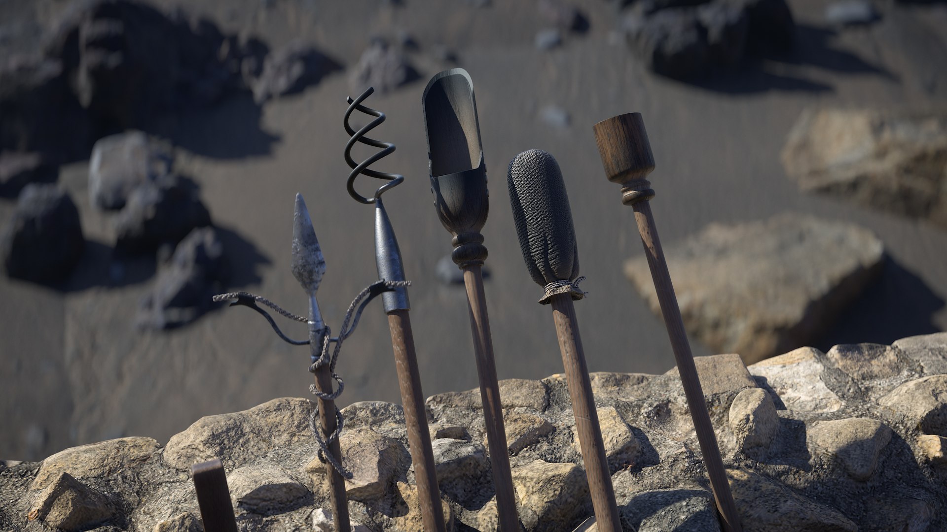 Realistic Generic Naval Saker Size Cannon Set 3D - TurboSquid 2006413