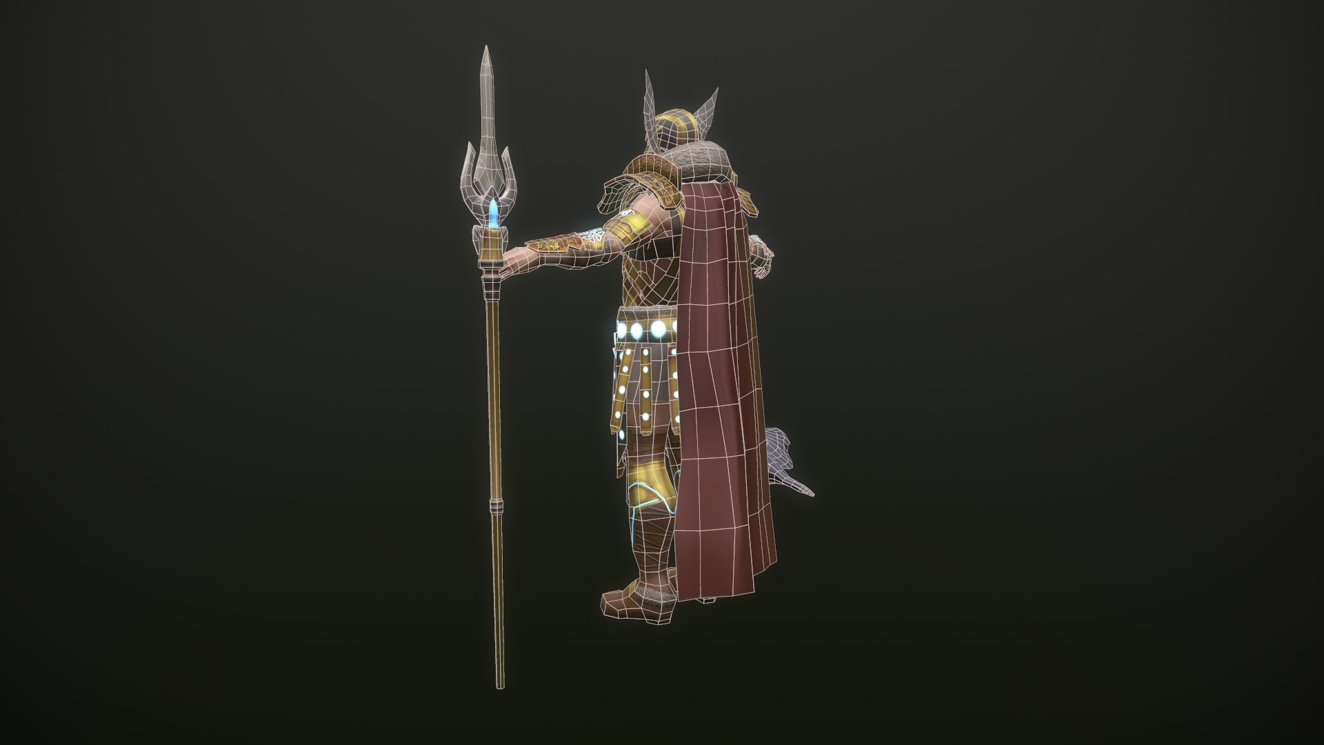 Male Game Character V3-9 Odin God - Low Poly 3D Model - TurboSquid 2139626