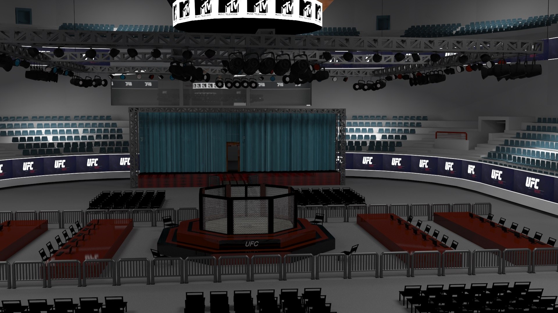 Stadium Ufc 3D - TurboSquid 1579768