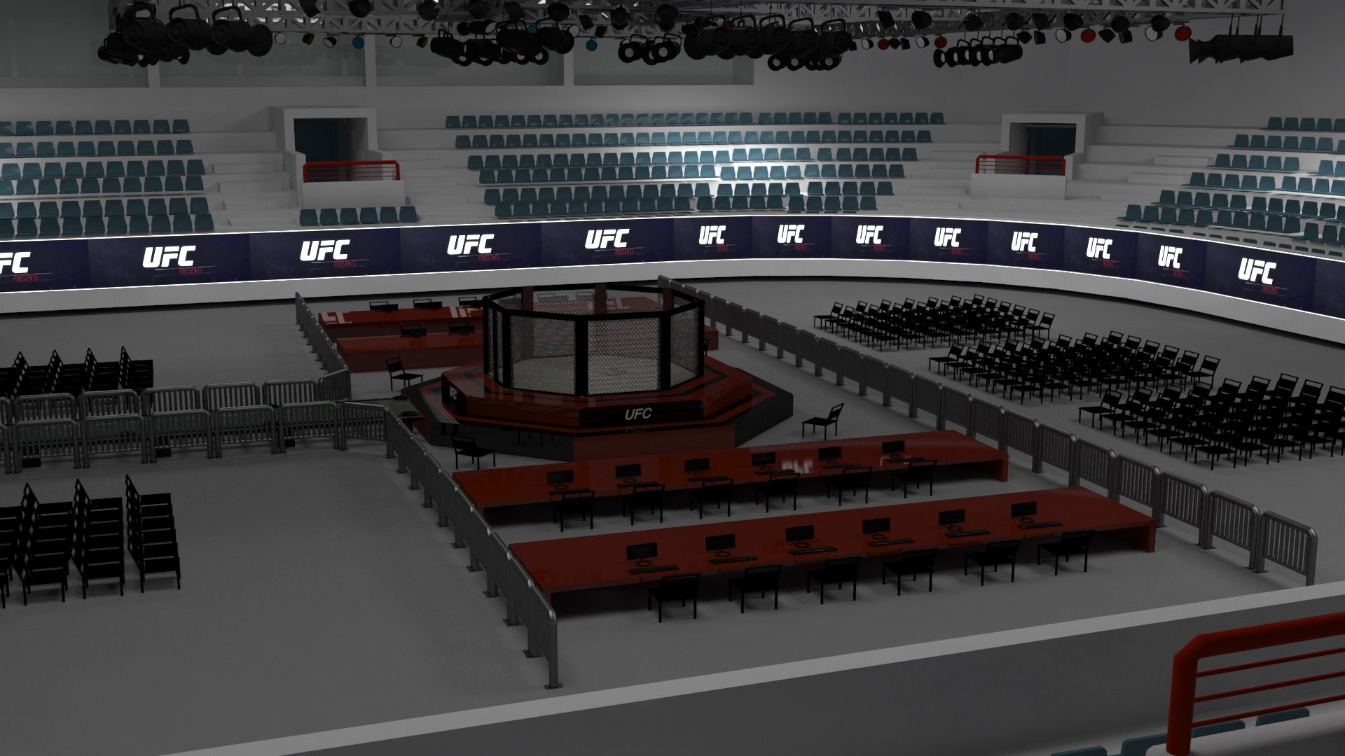 Stadium Ufc 3D - TurboSquid 1579768