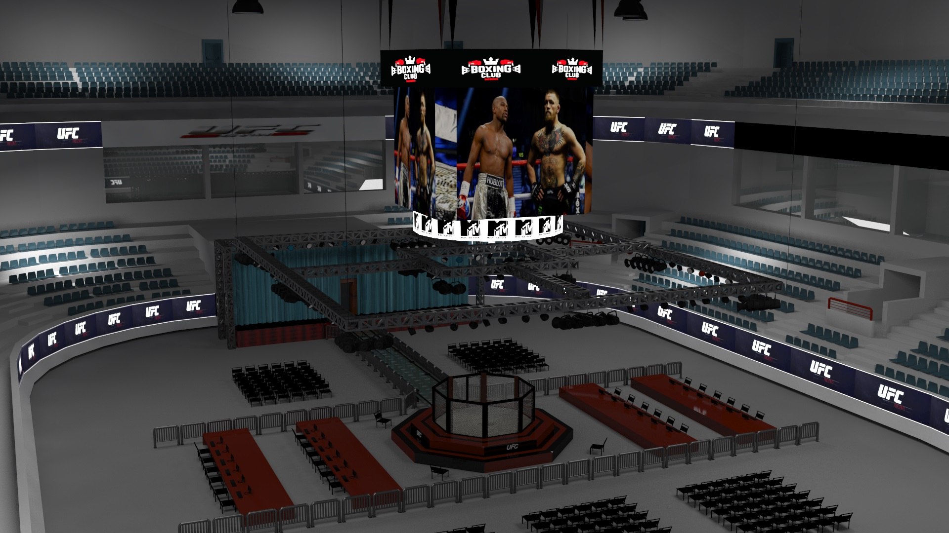 Stadium Ufc 3D - TurboSquid 1579768