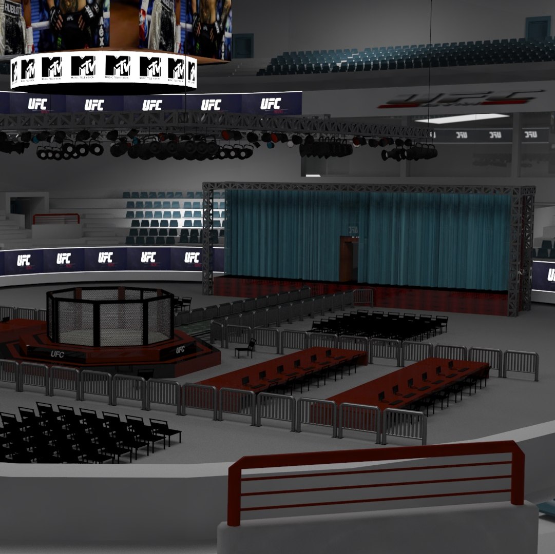 Stadium Ufc 3D - TurboSquid 1579768