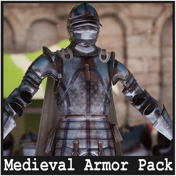 modelo 3d Medieval Armor 70 Assets - TurboSquid 1983814