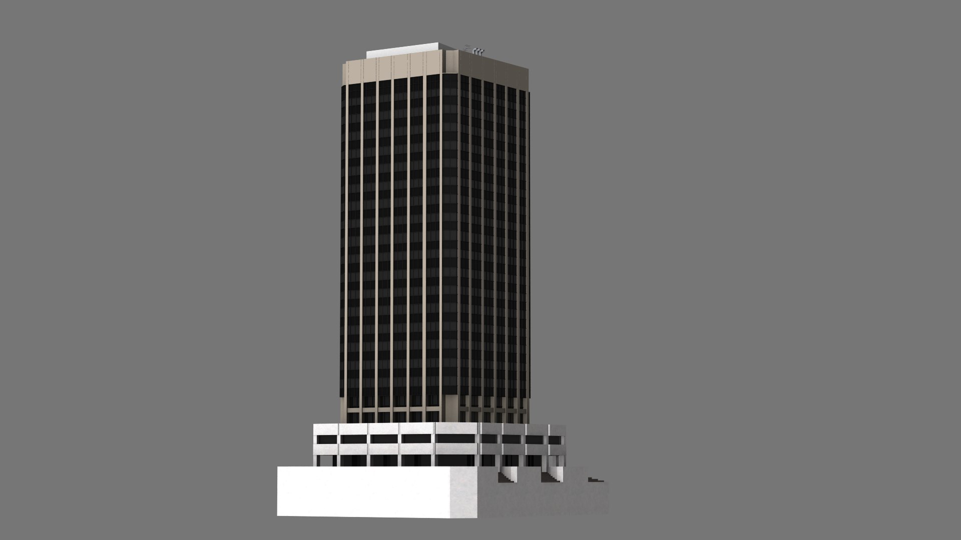 Quay Tower Building - Auckland - Circa 1989 Model - TurboSquid 2332943