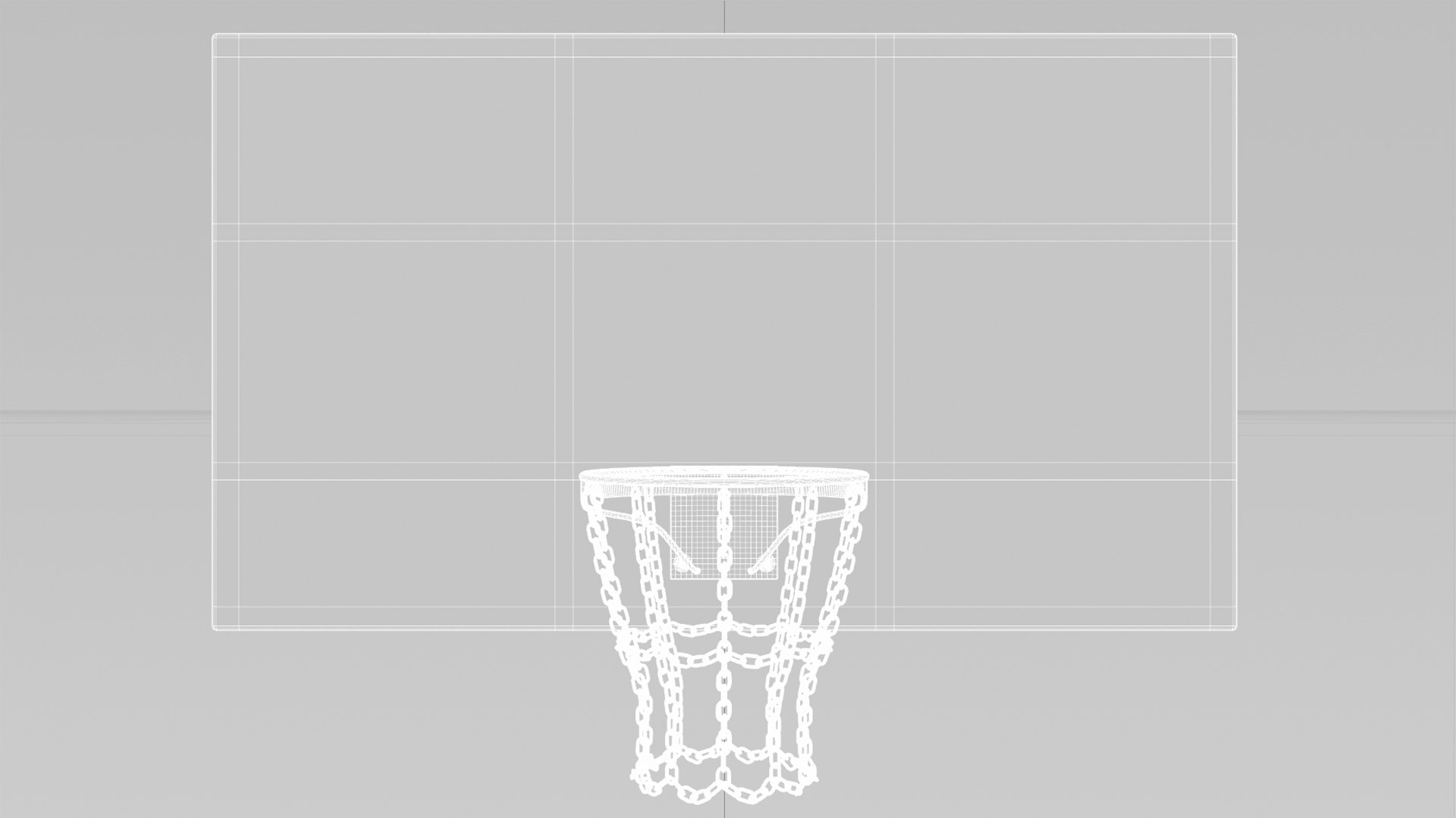 3D Basketball Hoop With Chain Net Model - TurboSquid 1862898