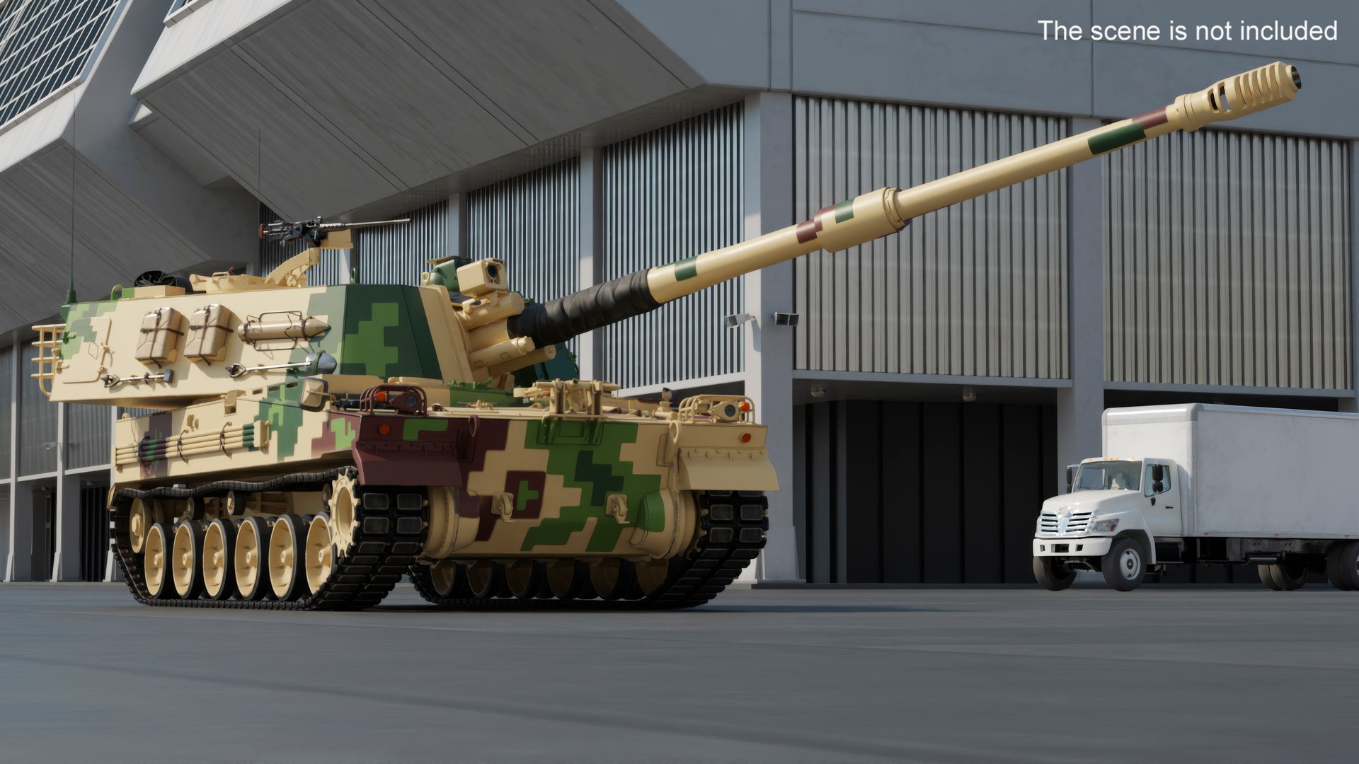 3D Self Propelled Howitzer K9 Thunder Rigged Model - TurboSquid 2242097