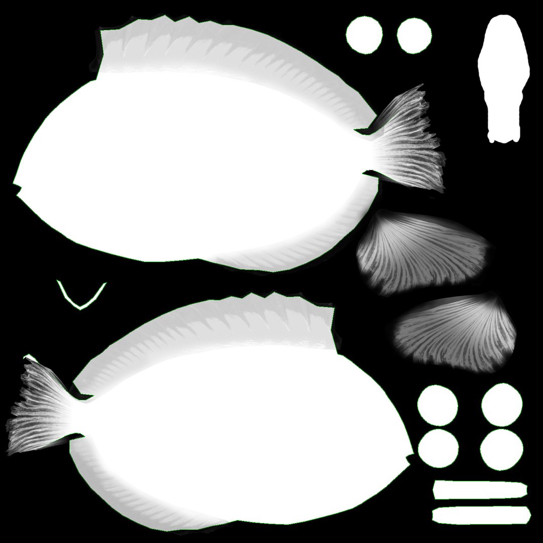 Rigging Fish Blue Tang 3D Model - TurboSquid 1647635