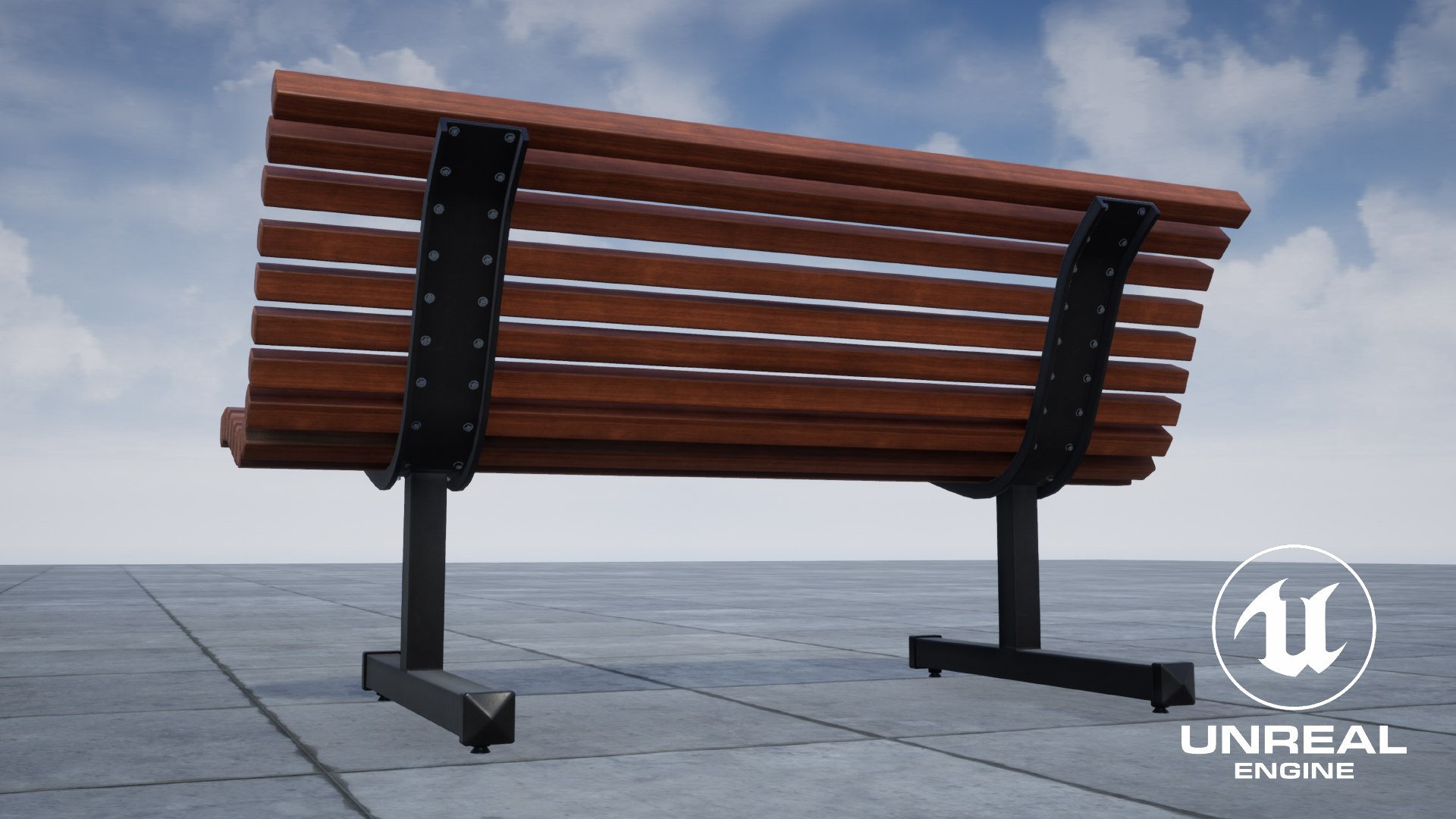 Park Bench 3D Model - TurboSquid 1435621